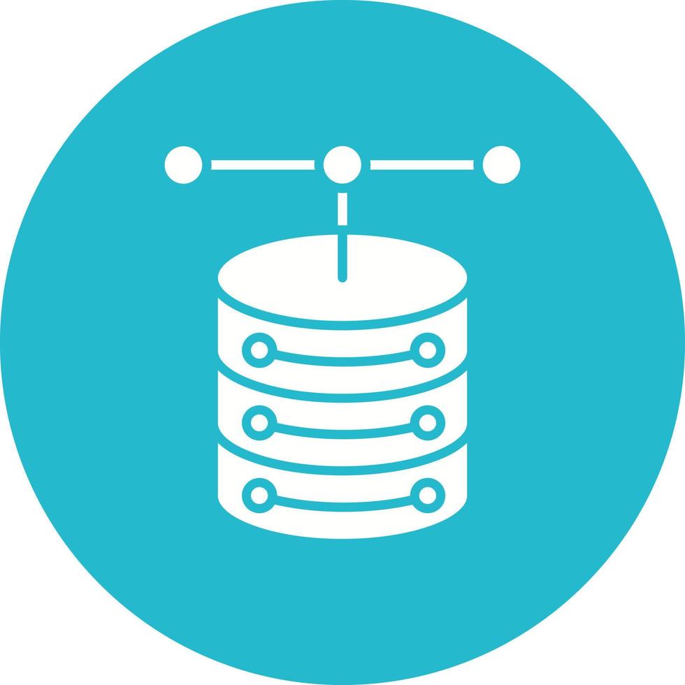 Database Glyph Circle Icon 16045692 Vector Art at Vecteezy