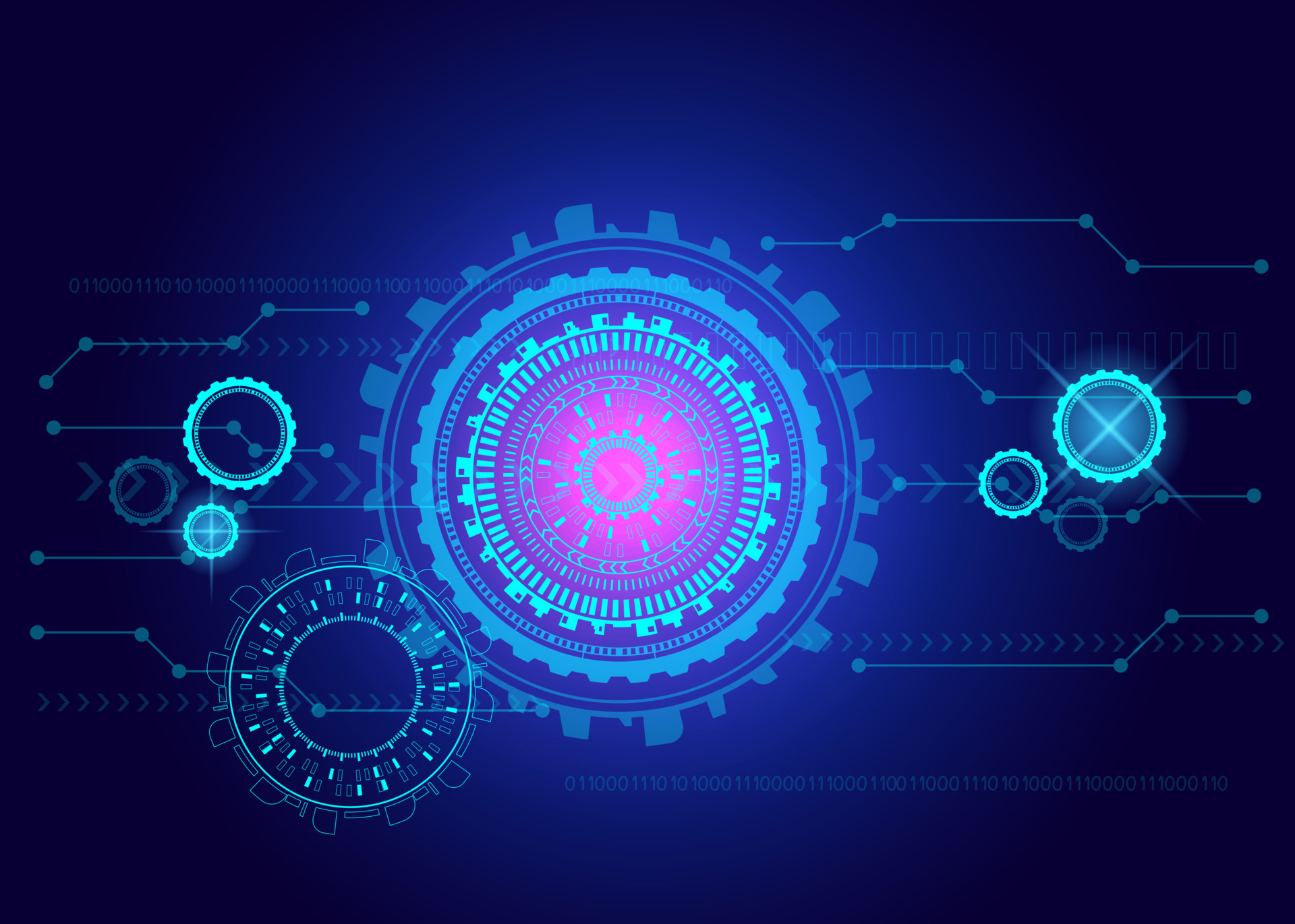 High Tech Digital Technology Network Abstract Technology Background Hi Tech Communication