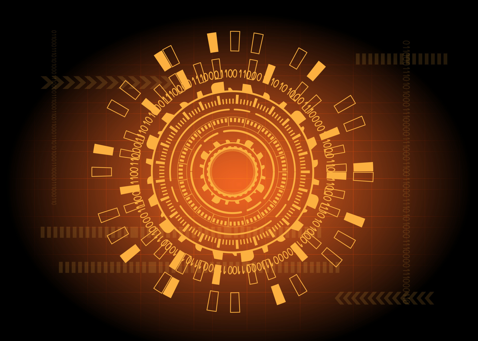 High Tech Digital Technology Network Abstract Technology Background Hi Tech Communication