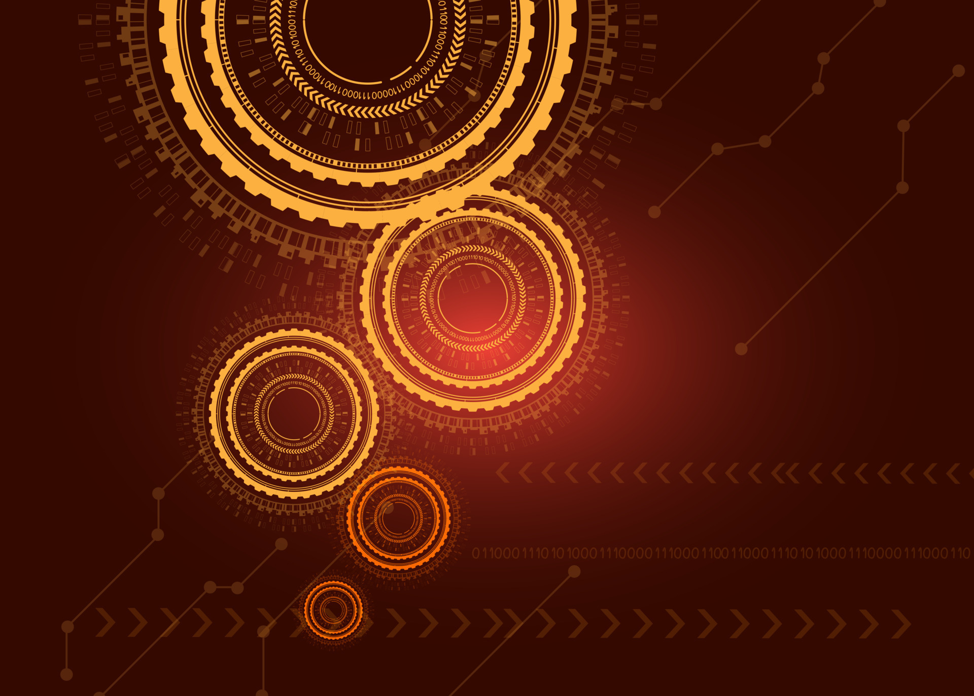 High Tech Digital Technology Network Abstract Technology Background Hi Tech Communication