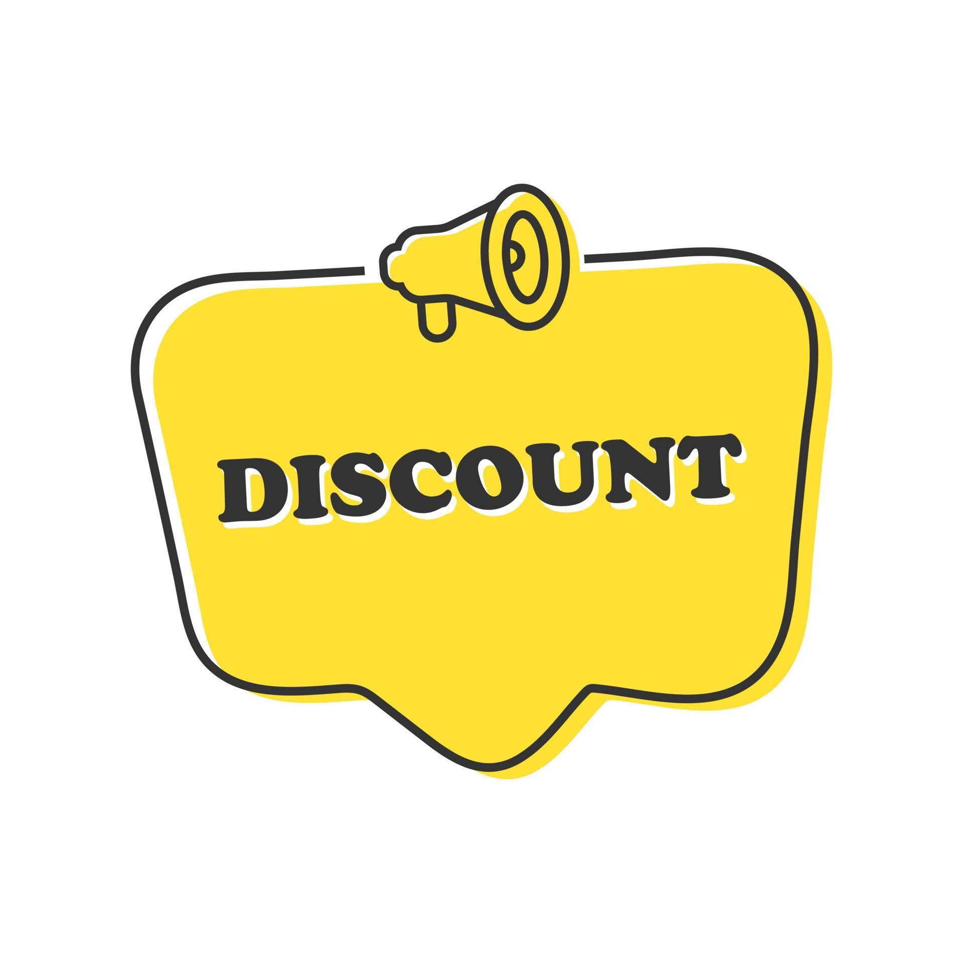 Icon With Speech Bubble In Word Discount On White Background 16061892 icon-with-speech-bubble-in-word-discount-on-white-background-16061892