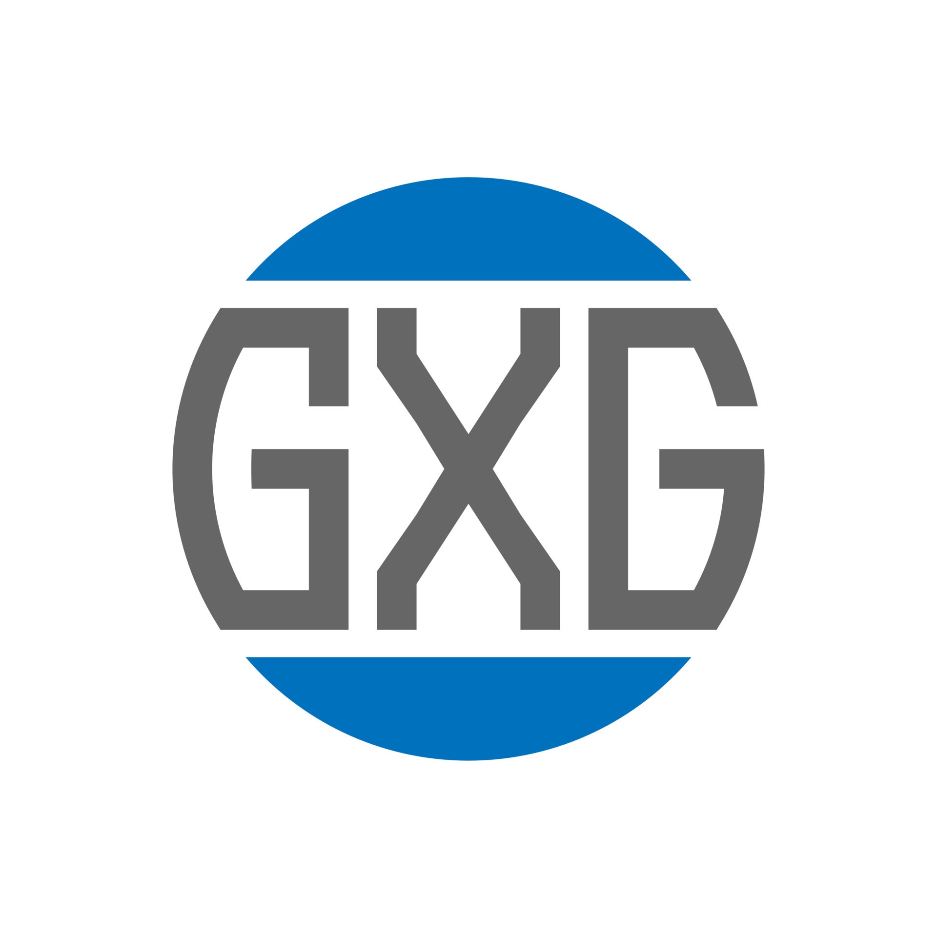 GXG letter logo design on white background. GXG creative initials circle logo concept. GXG ...