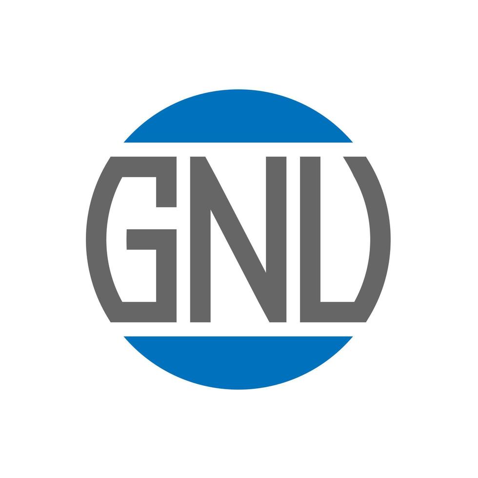 diseño de logotipo de letra gnv sobre fondo blanco. concepto de logotipo de círculo de iniciales ...