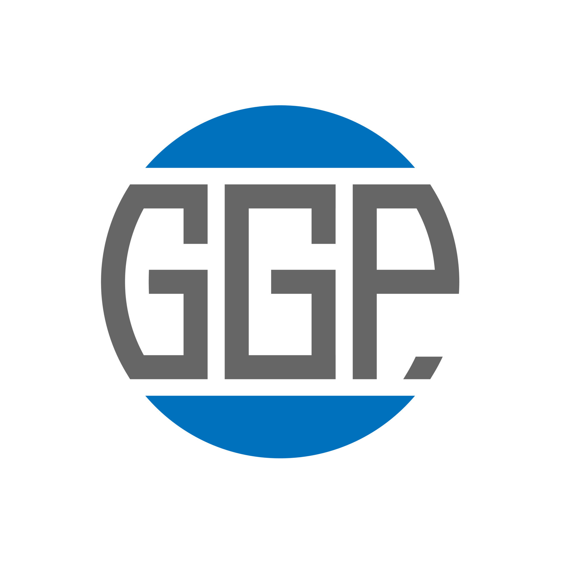 GGP letter logo design on white background. GGP creative initials circle logo concept. GGP ...