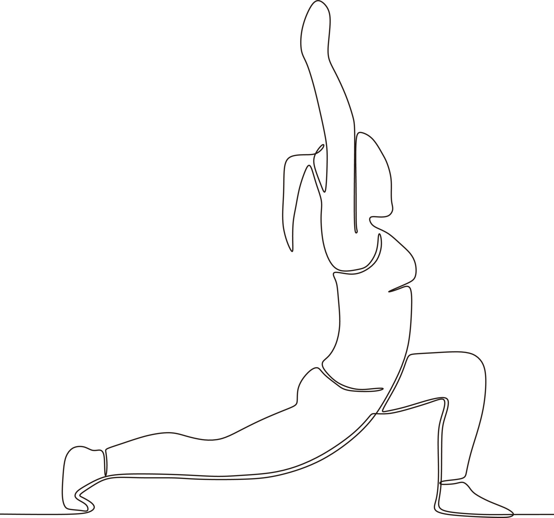 Continuous Line Of Beautiful Woman Ballet Dance Poses 16068861 Vector Art At Vecteezy