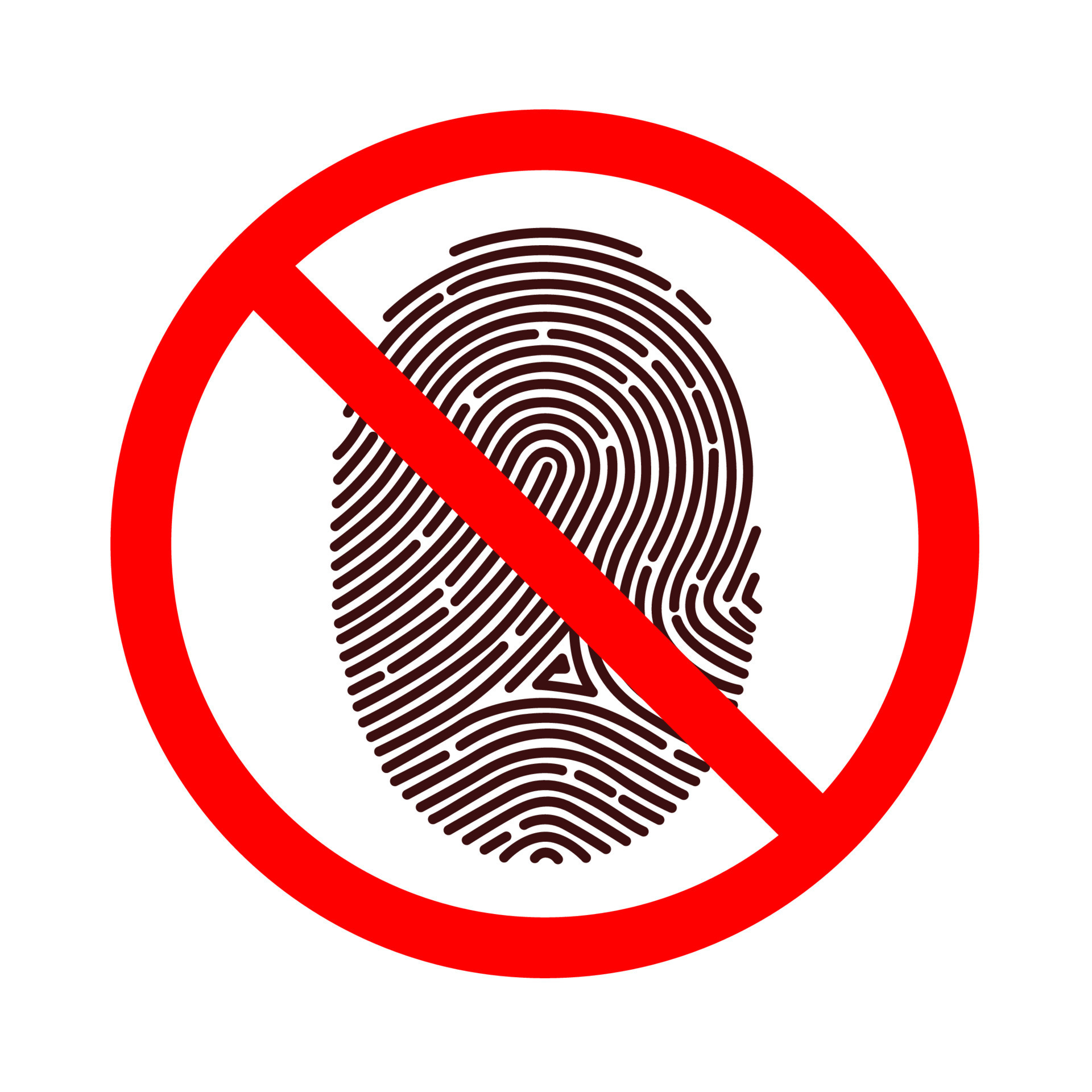 dont touch fingerprint, don't leave fingerprints 16071178 Vector Art at ... dont touch fingerprint, don't leave fingerprints 16071178 Vector Art at ...