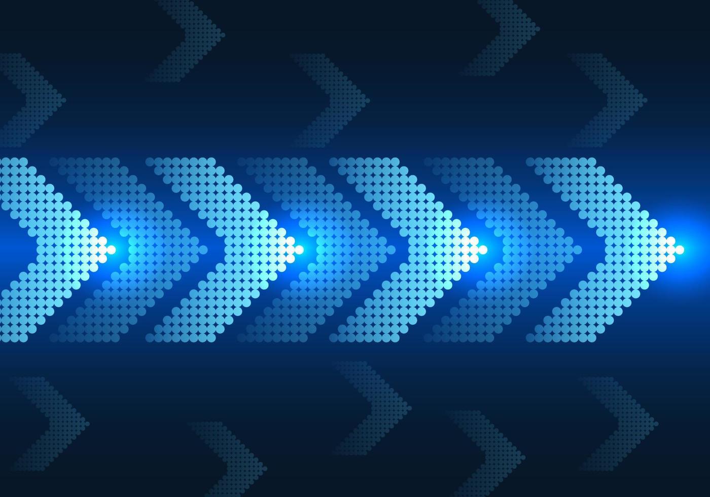 Technology Arrow Background Media To Move Forward Together With The Team To Be Successful In