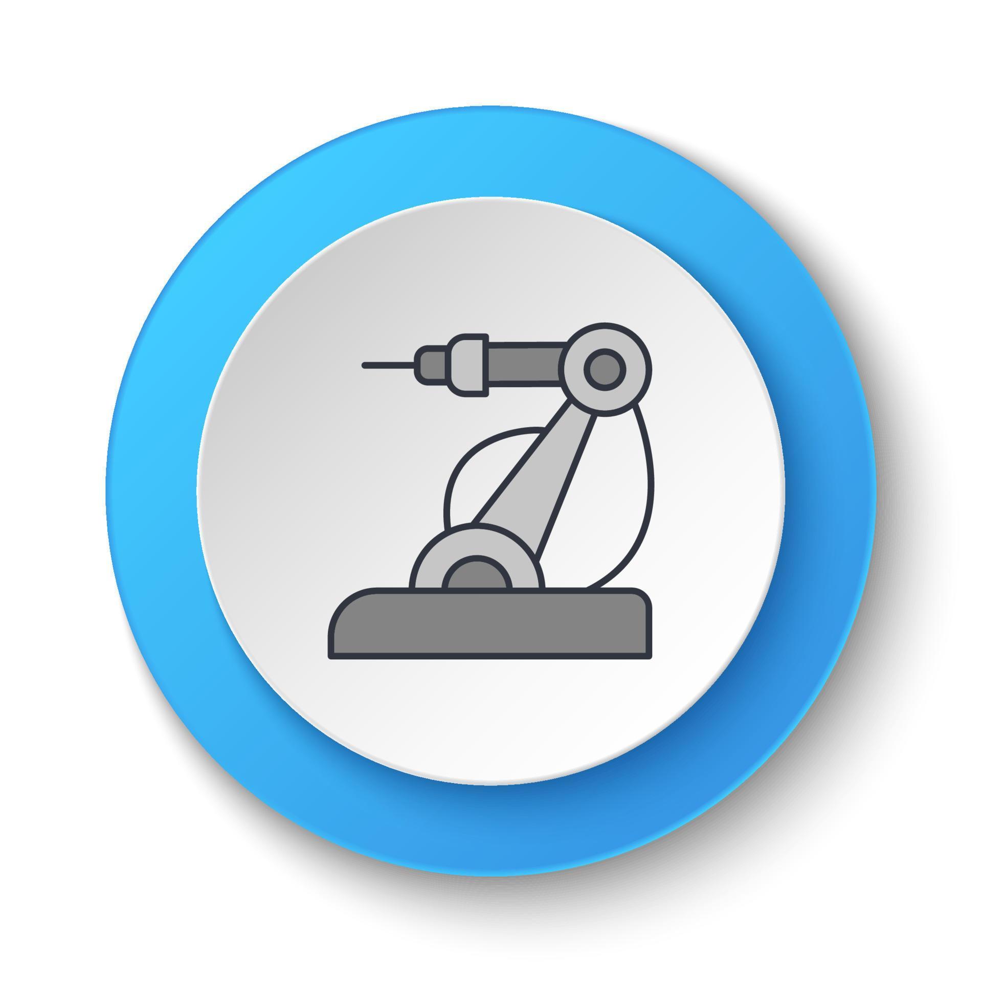 Round button for web icon. gps, smart, location. Button banner round, badge interface for ...