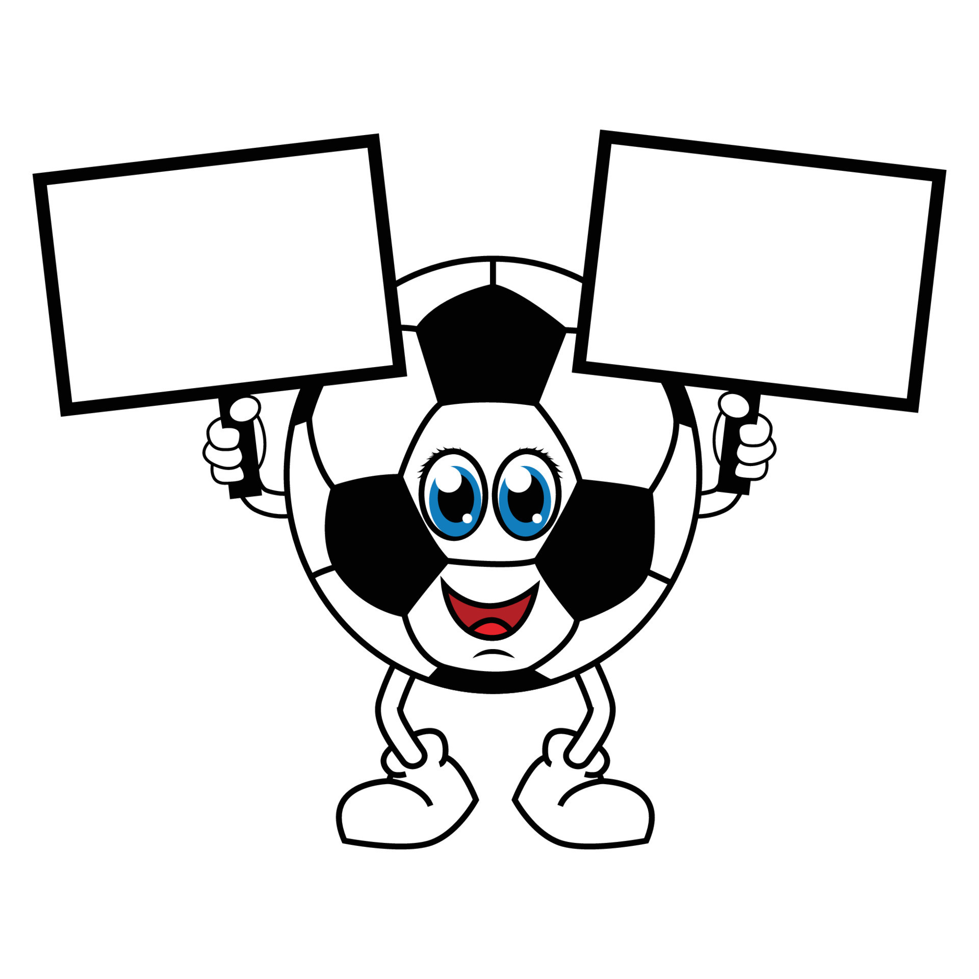 cute soccer ball cartoon graphic 16078262 Vector Art at Vecteezy