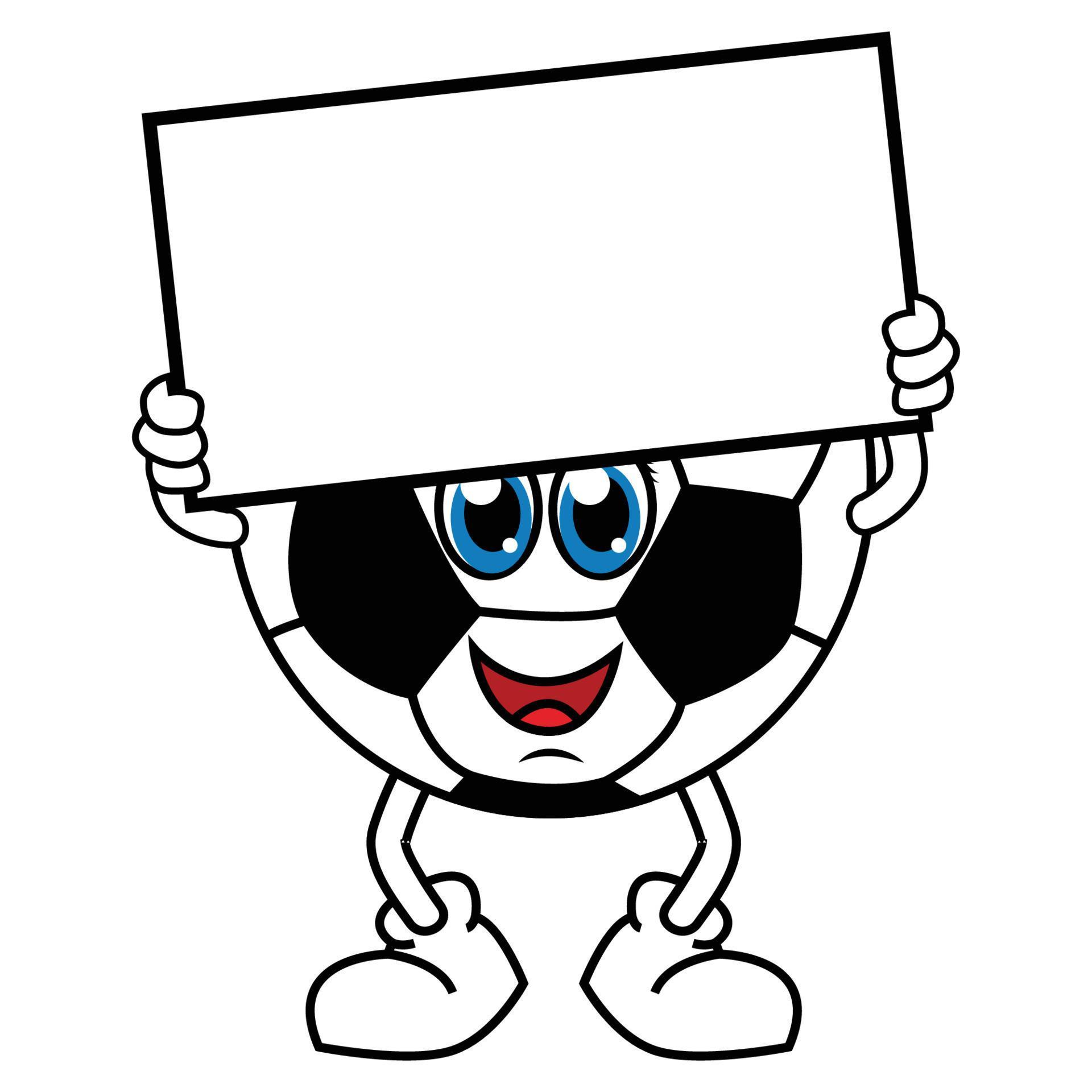 cute soccer ball cartoon graphic 16078272 Vector Art at Vecteezy