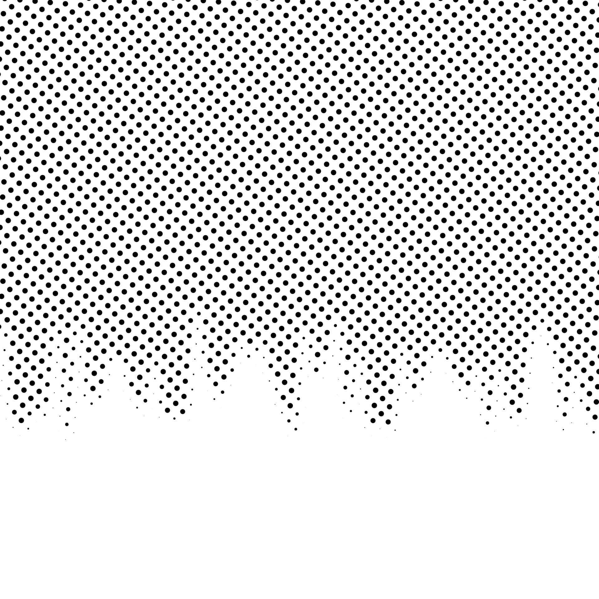 Abstract halftone shapes. Liquid shape with dotted halftones gradient texture, pop art and comic ...