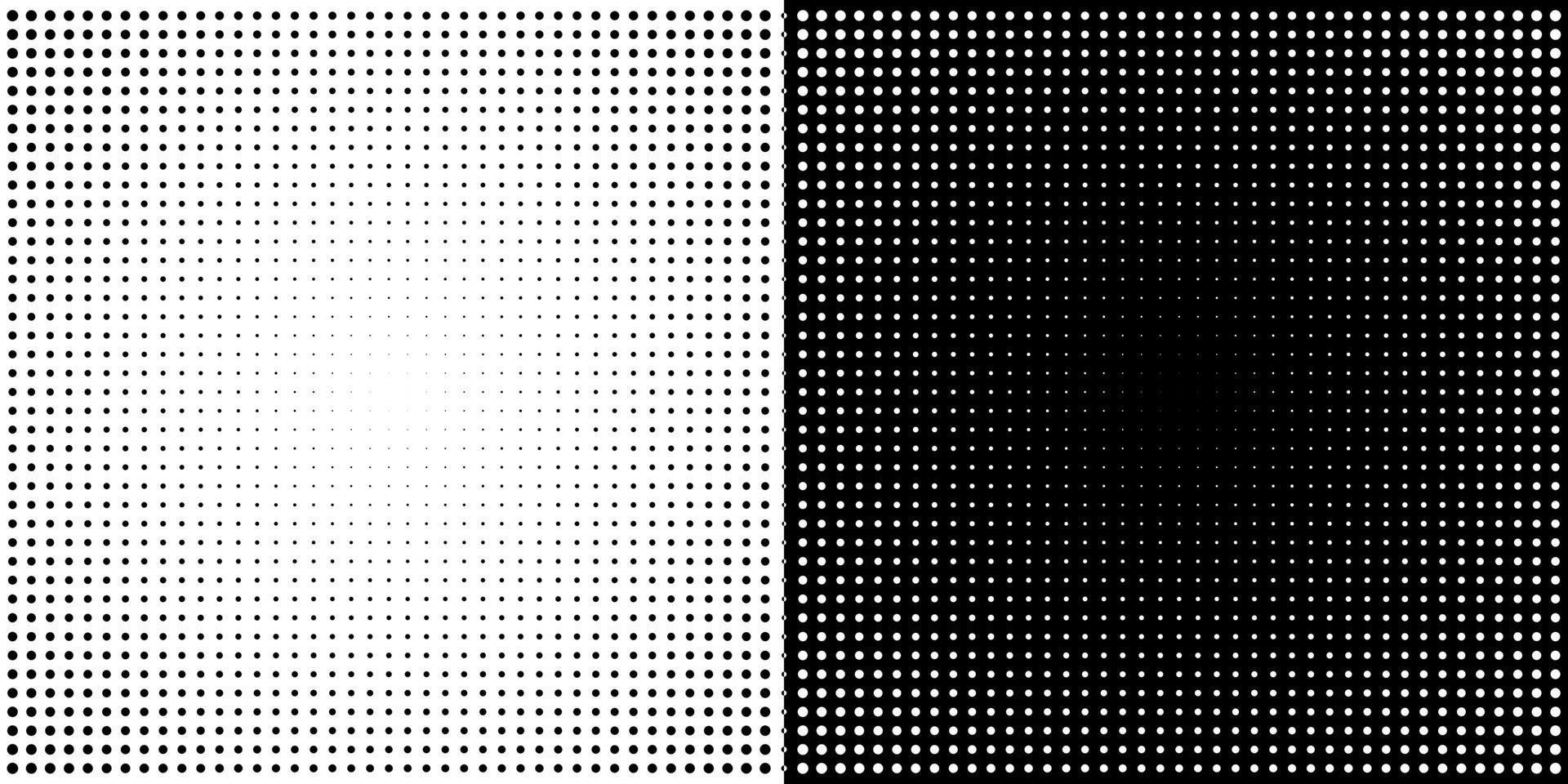 Circle halftone. Abstract dotted circles, round halftones geometric dots gradient and pop art ...