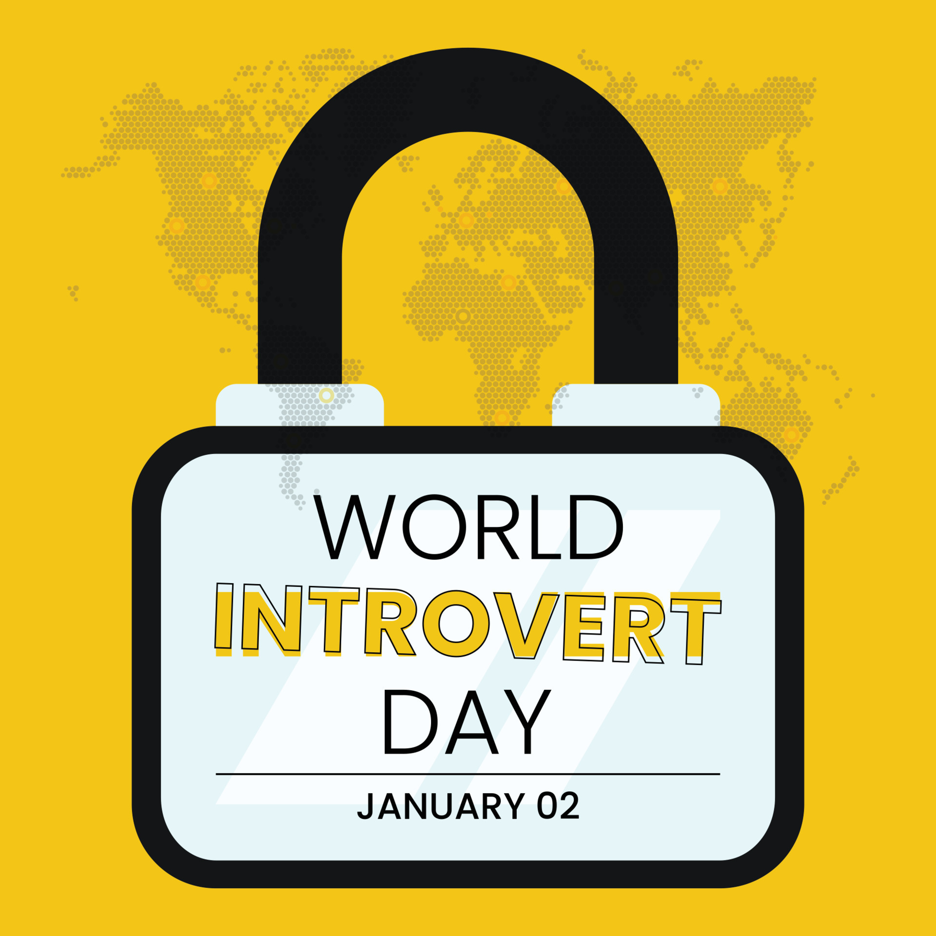 illustration of padlock with bold text on white background to ...