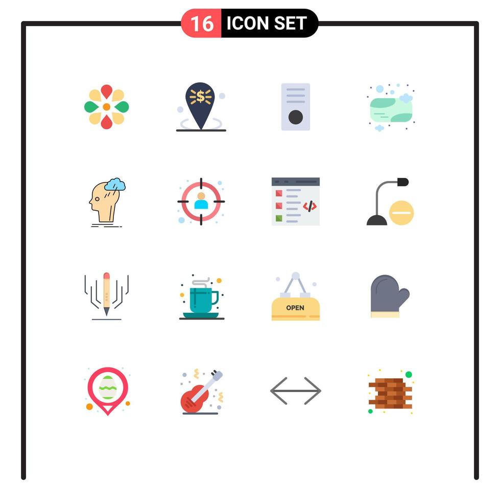 16 Universal Flat Colors Set For Web And Mobile Applications Clean Bath Soap Placeholder Soap