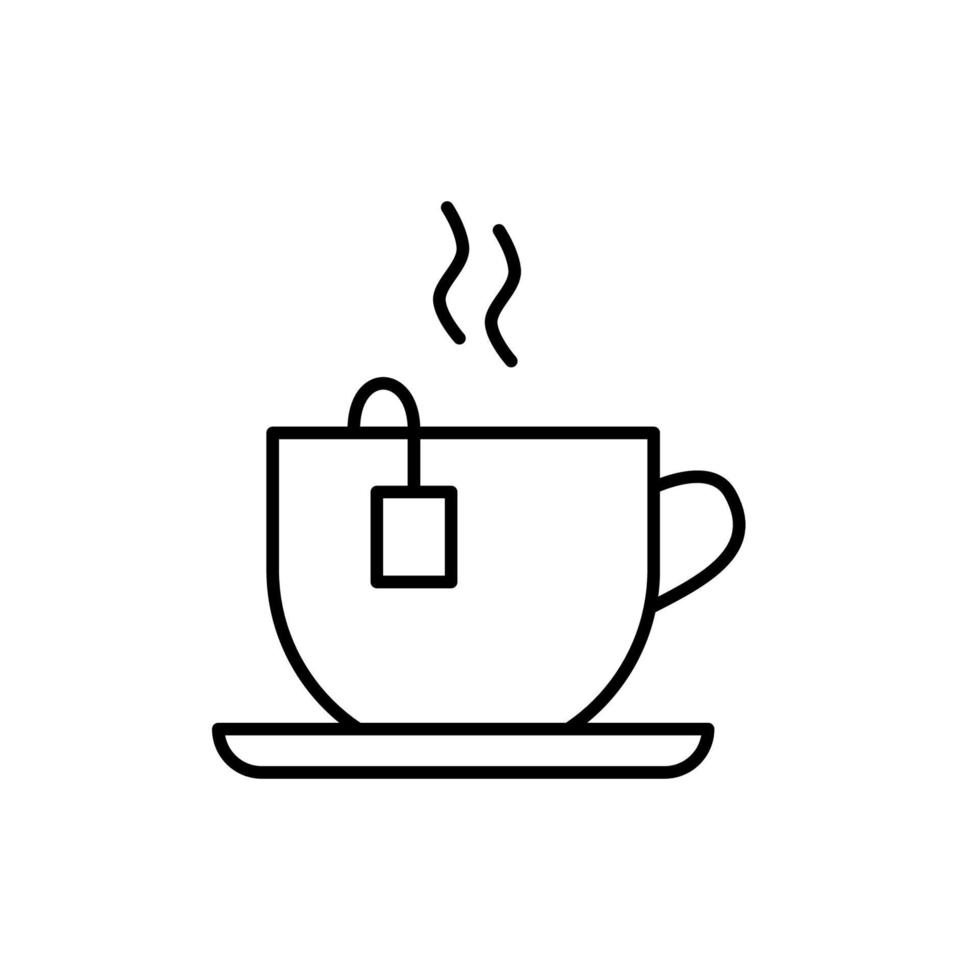 Teacup Outline Template