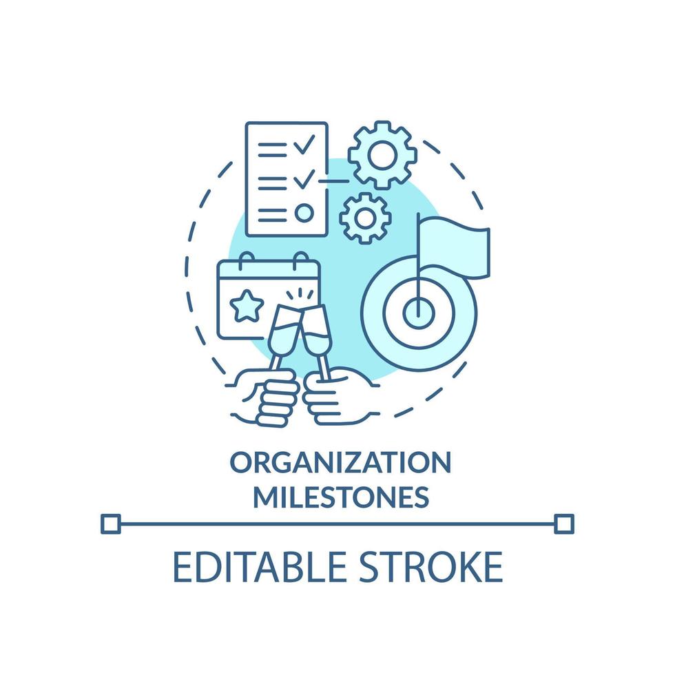 Organization milestones turquoise concept icon 16089648 Vector Art at ... Organization milestones turquoise concept icon 16089648 Vector Art at ...