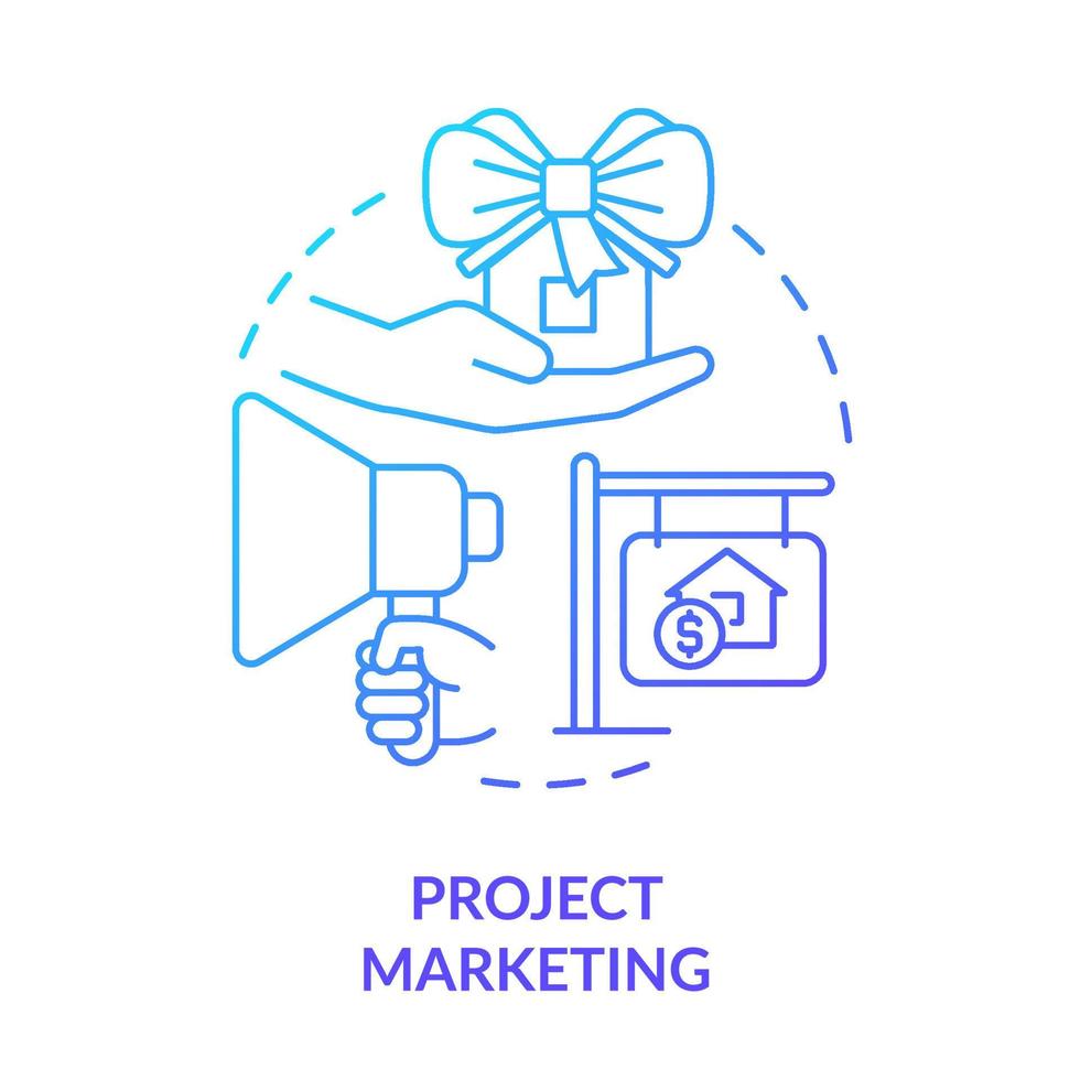 Project marketing blue gradient concept icon 16089698 Vector Art at ... Project marketing blue gradient concept icon 16089698 Vector Art at ...