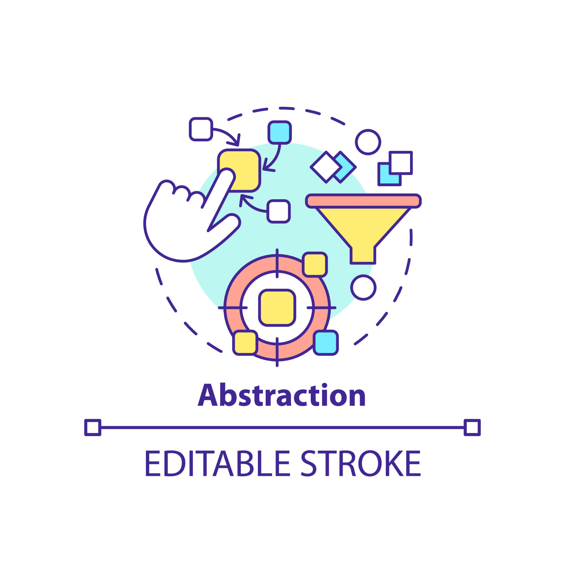 Abstraction concept icon 16090255 Vector Art at Vecteezy Abstraction concept icon 16090255 Vector Art at Vecteezy