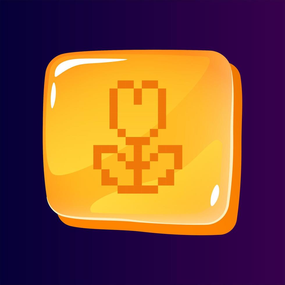 Flower glossy ui button with pixelated icon 16090473 Vector Art at Vecteezy Flower glossy ui button with pixelated icon 16090473 Vector Art at Vecteezy