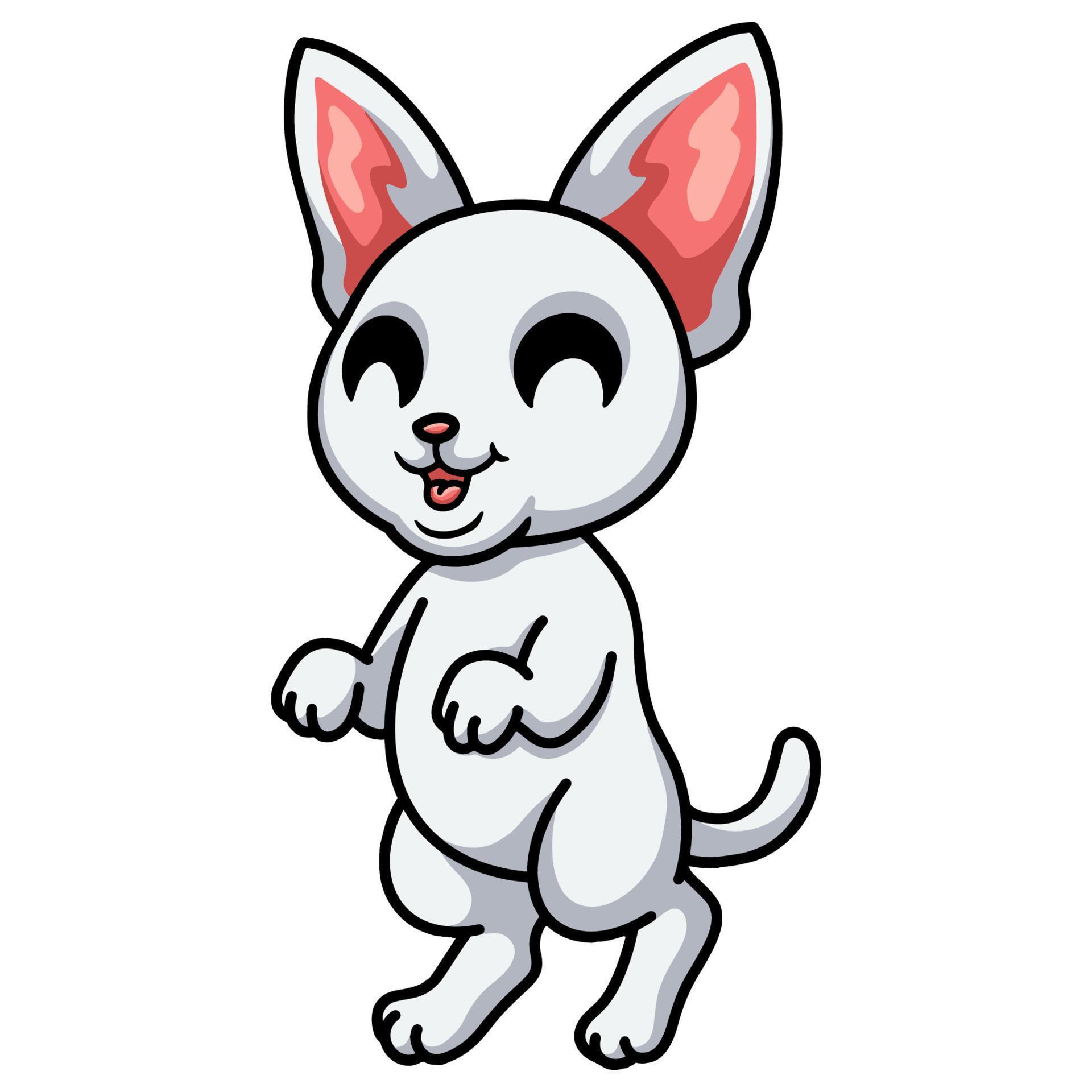 Cute Devon Rex Cat Cartoon Standing 16093216 Vector Art At Vecteezy