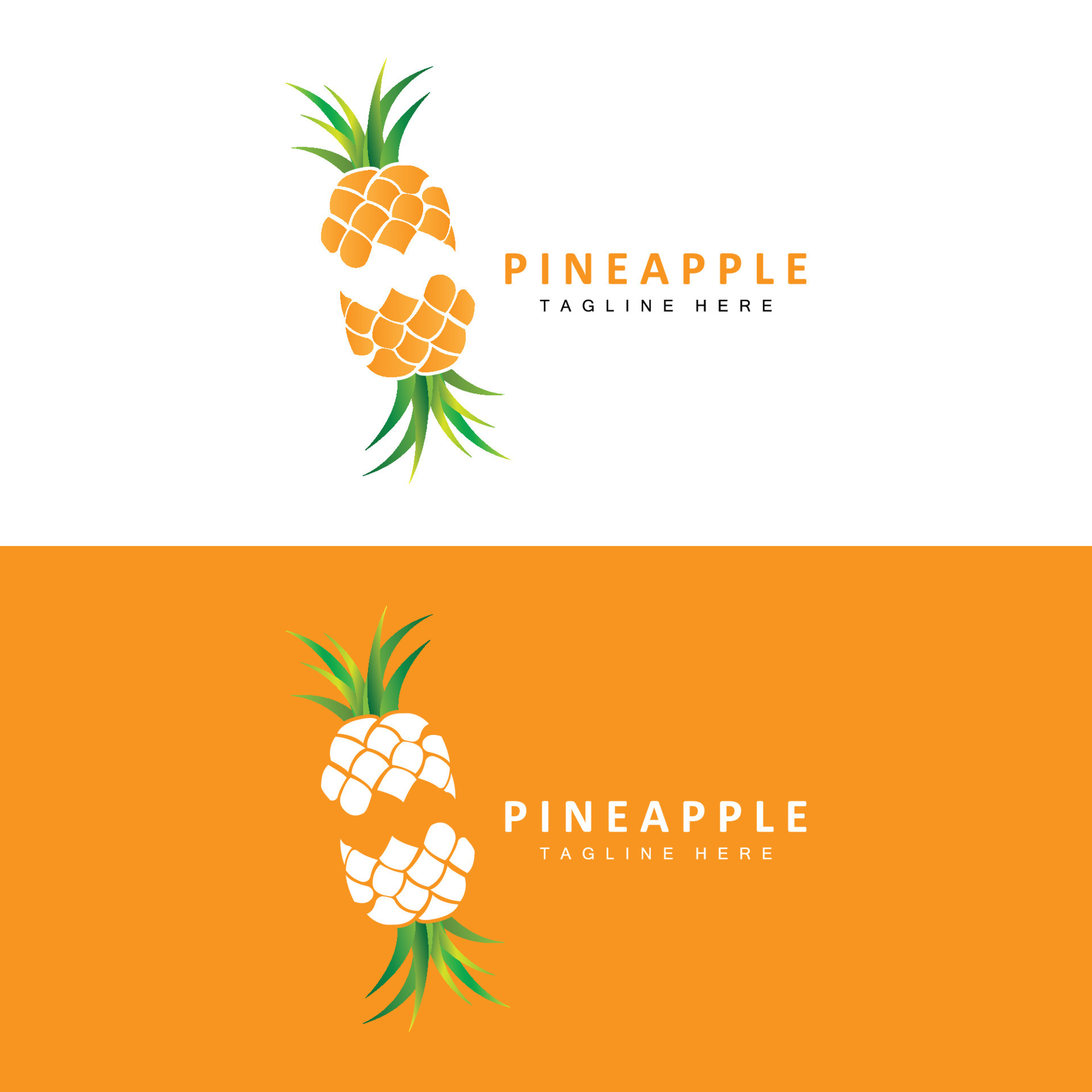 Pineapple Logo Design Fresh Fruit Vector Plantation Illustration pineapple-logo-design-fresh-fruit-vector-plantation-illustration