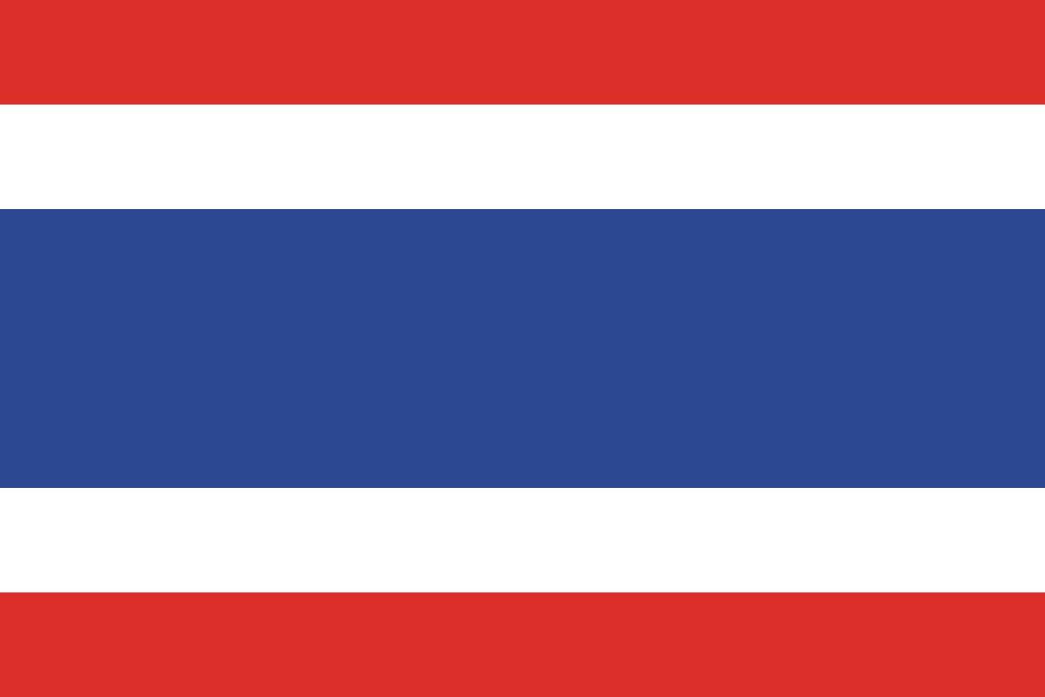 thailand flag design 16093780 Vector Art at Vecteezy