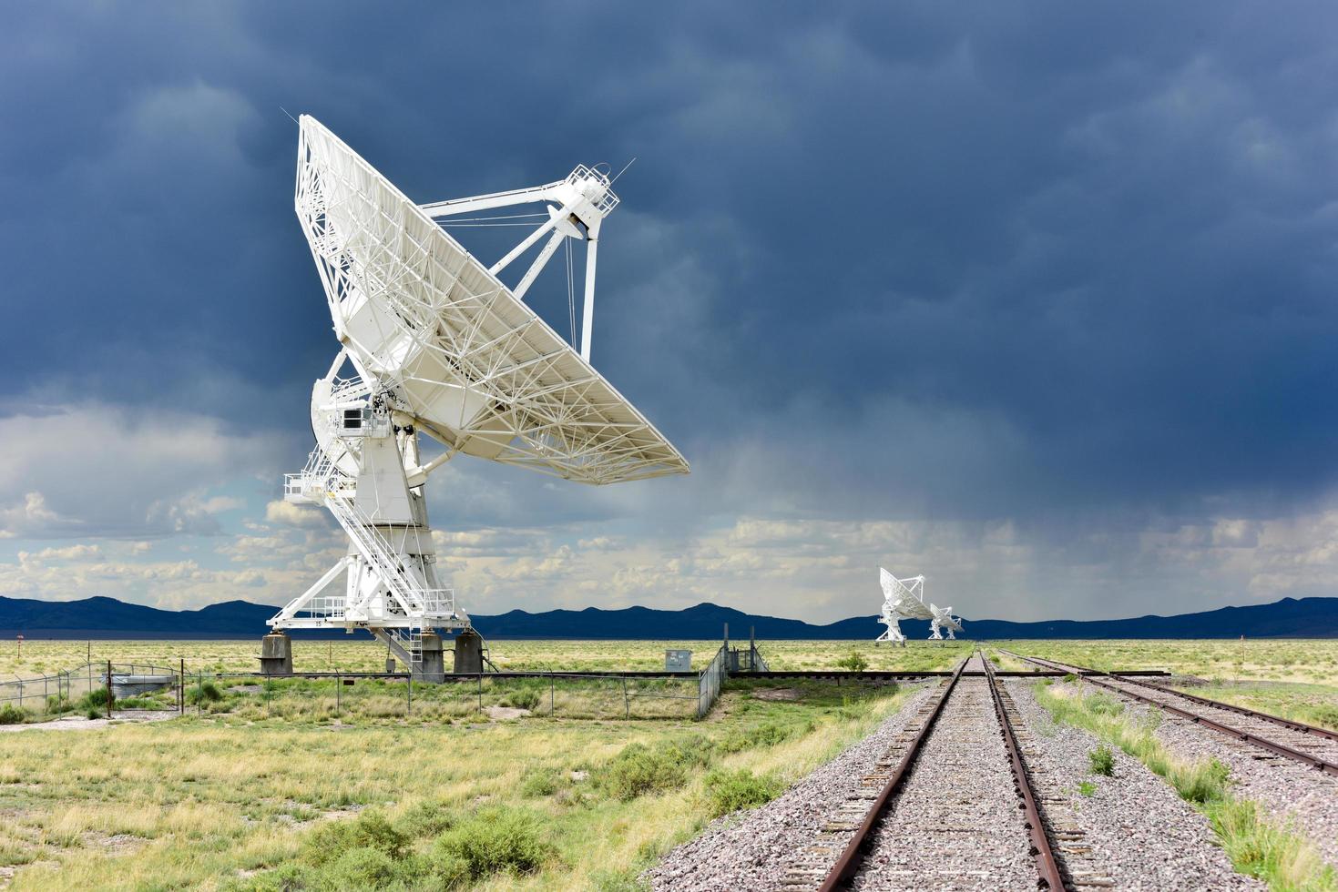 The Karl G. Jansky Very Large Array located on the Plains of San ...
