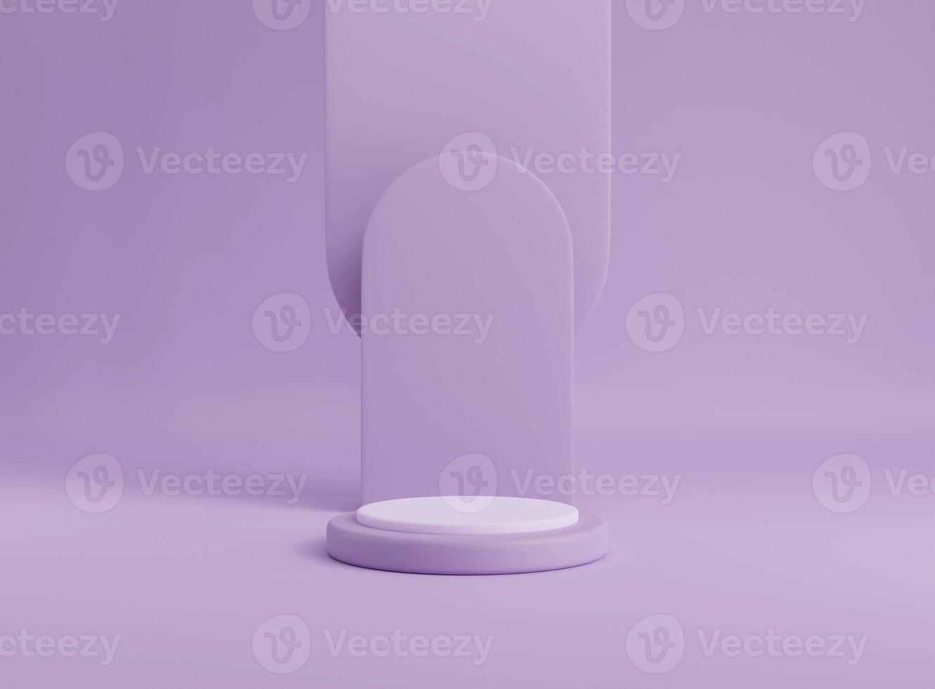 3D background scene with podium. Minimal product display mockup with geometric shape object. 3D ...