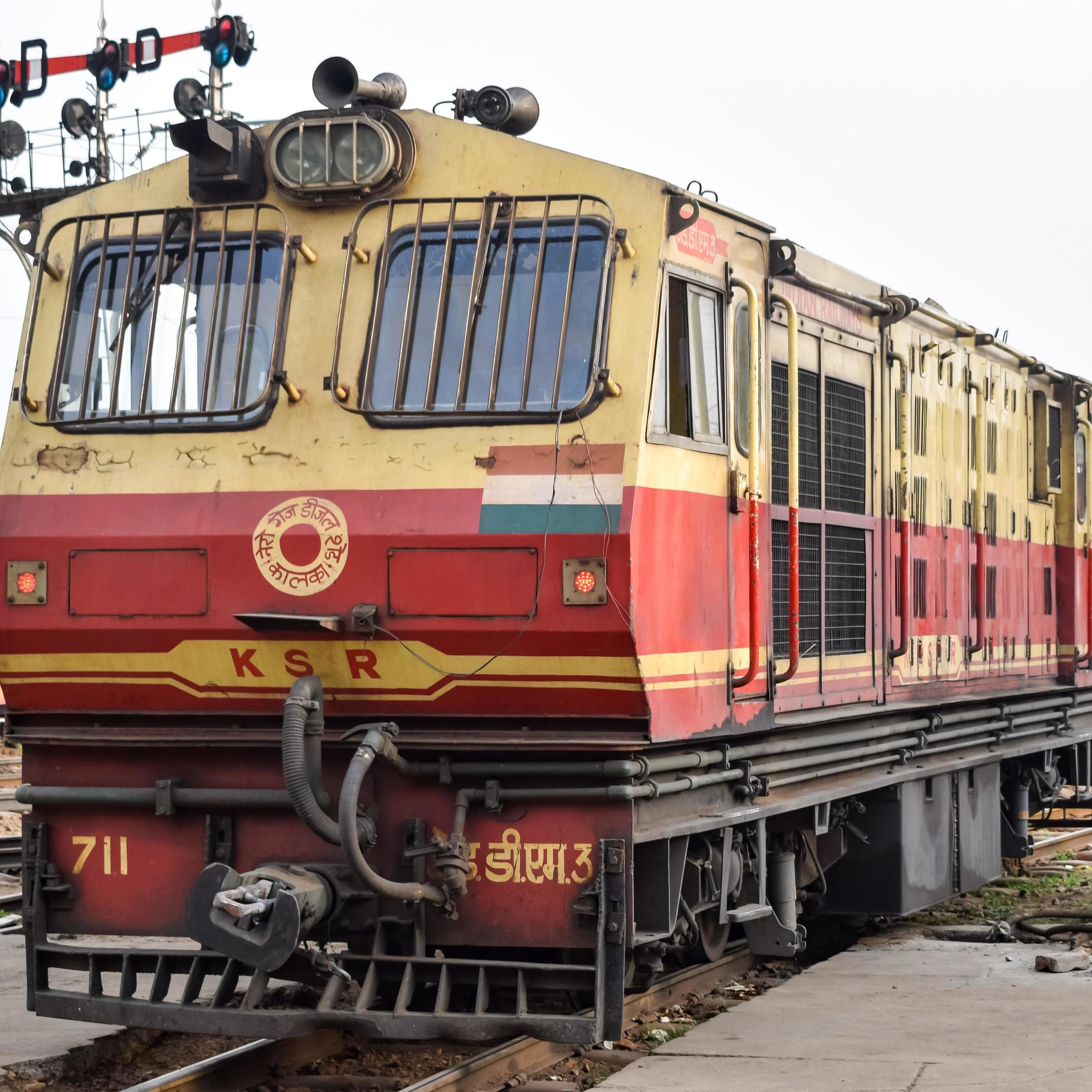 Indian Diesel Engine Train