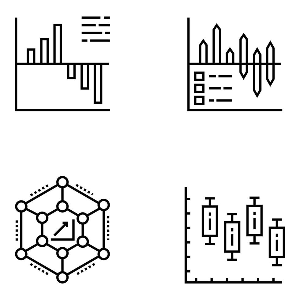 Data Graphs Linear Icons Pack 16110910 Vector Art at Vecteezy