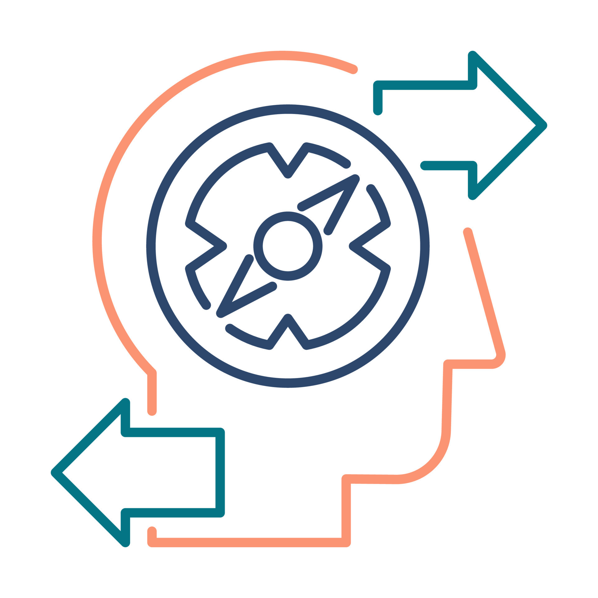 Finding problem solution thin line vector icon 16116902 Vector Art at ...