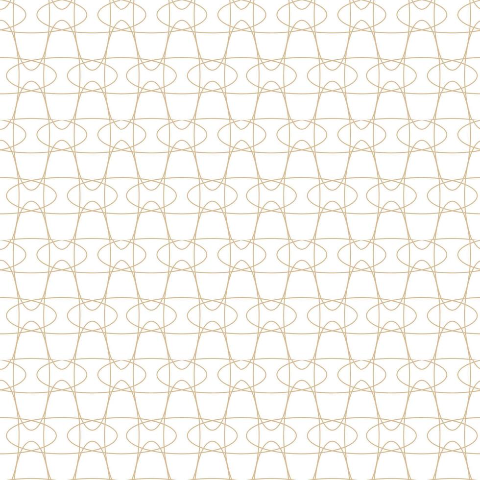Geometric linear pattern, golden lines on a white background ...