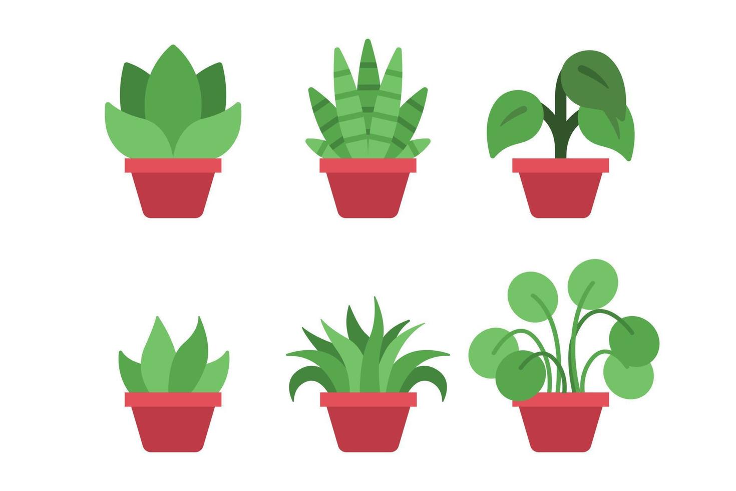 plantas en maceta 1 16120023 Vector en Vecteezy