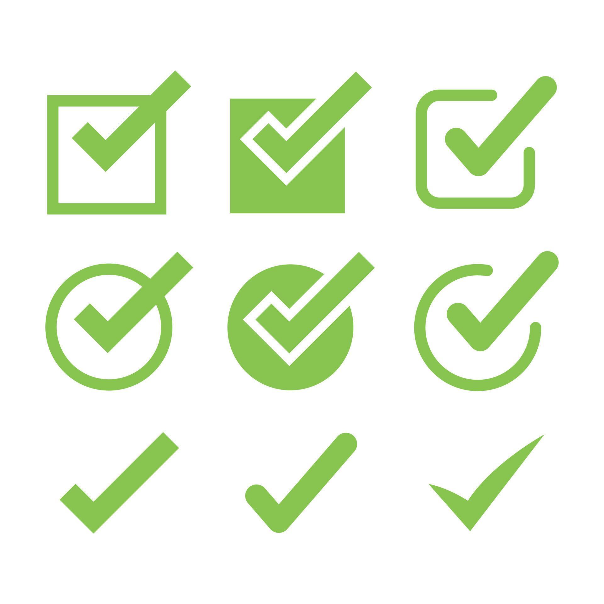 Multiple Different Check Marks 16120263 Vector Art at Vecteezy