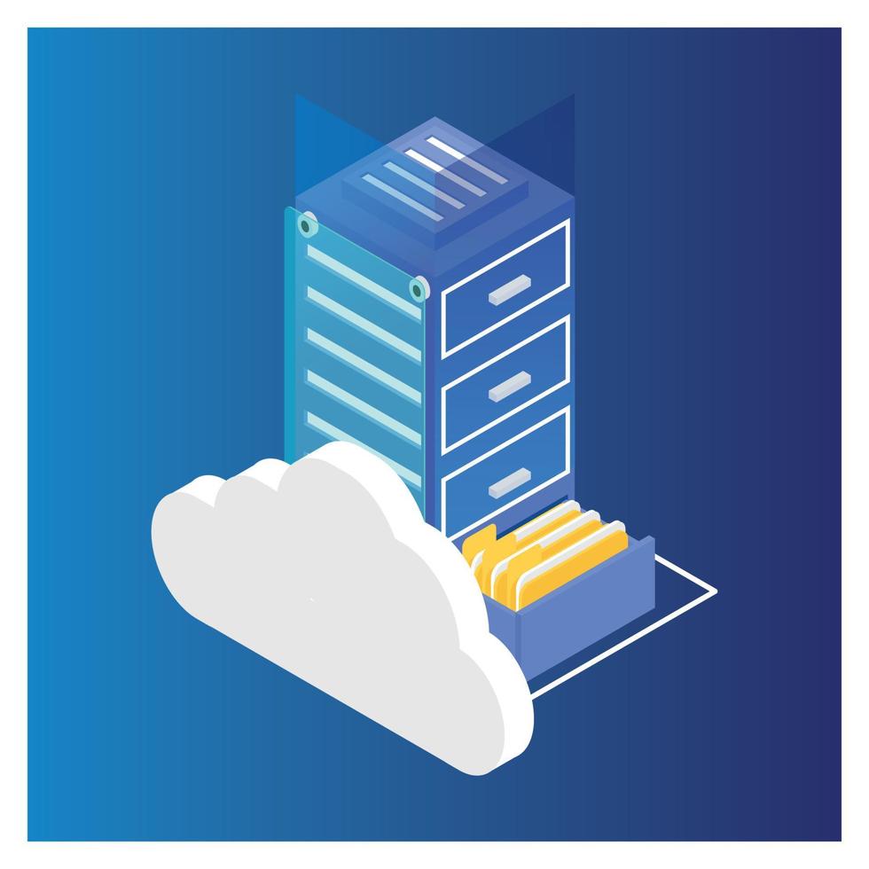 Internet Datacenter Connection Administrator Of Web Hosting Concept Character And Text For