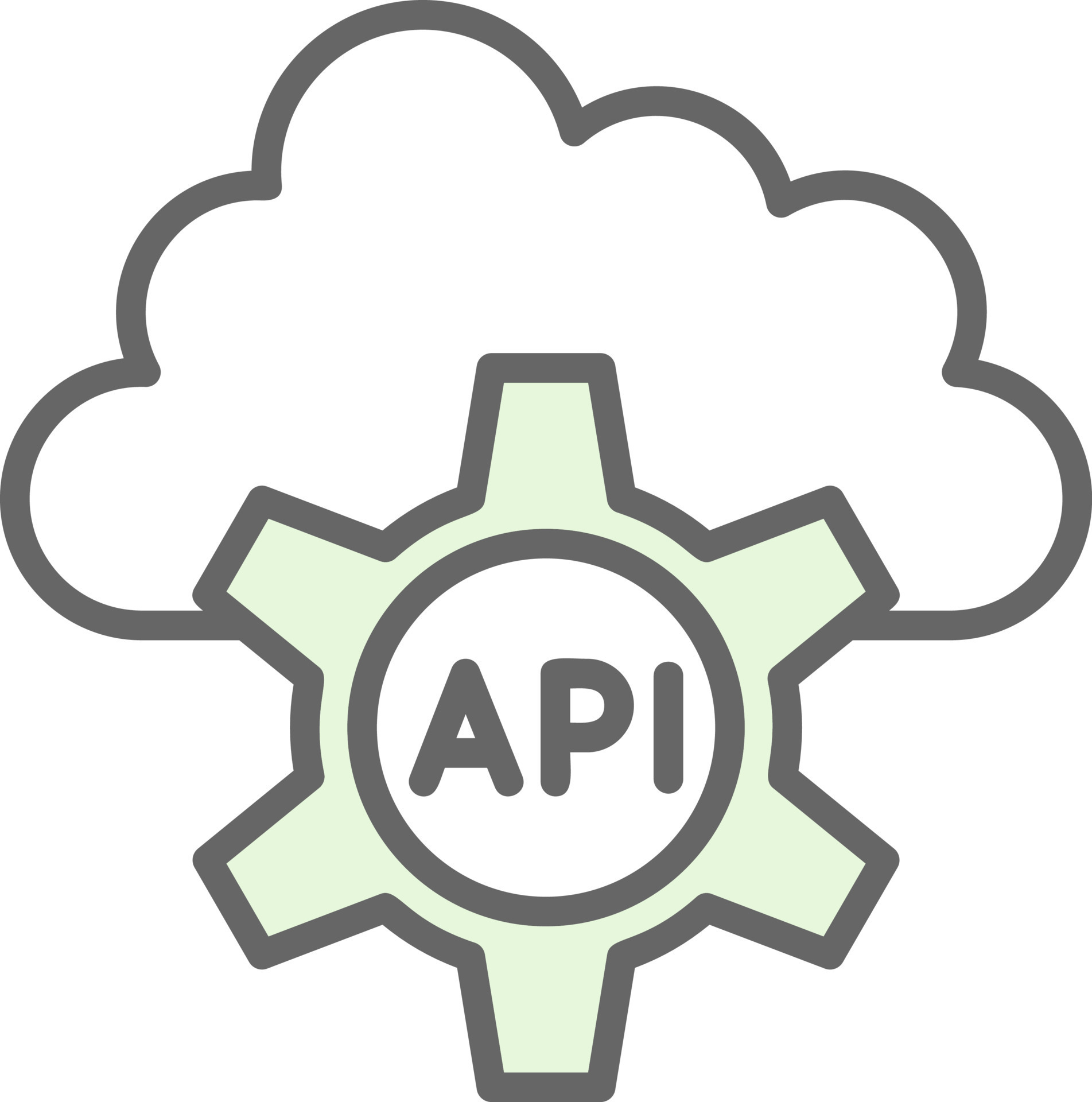 Api Vector Icon Design 16124350 Vector Art At Vecteezy