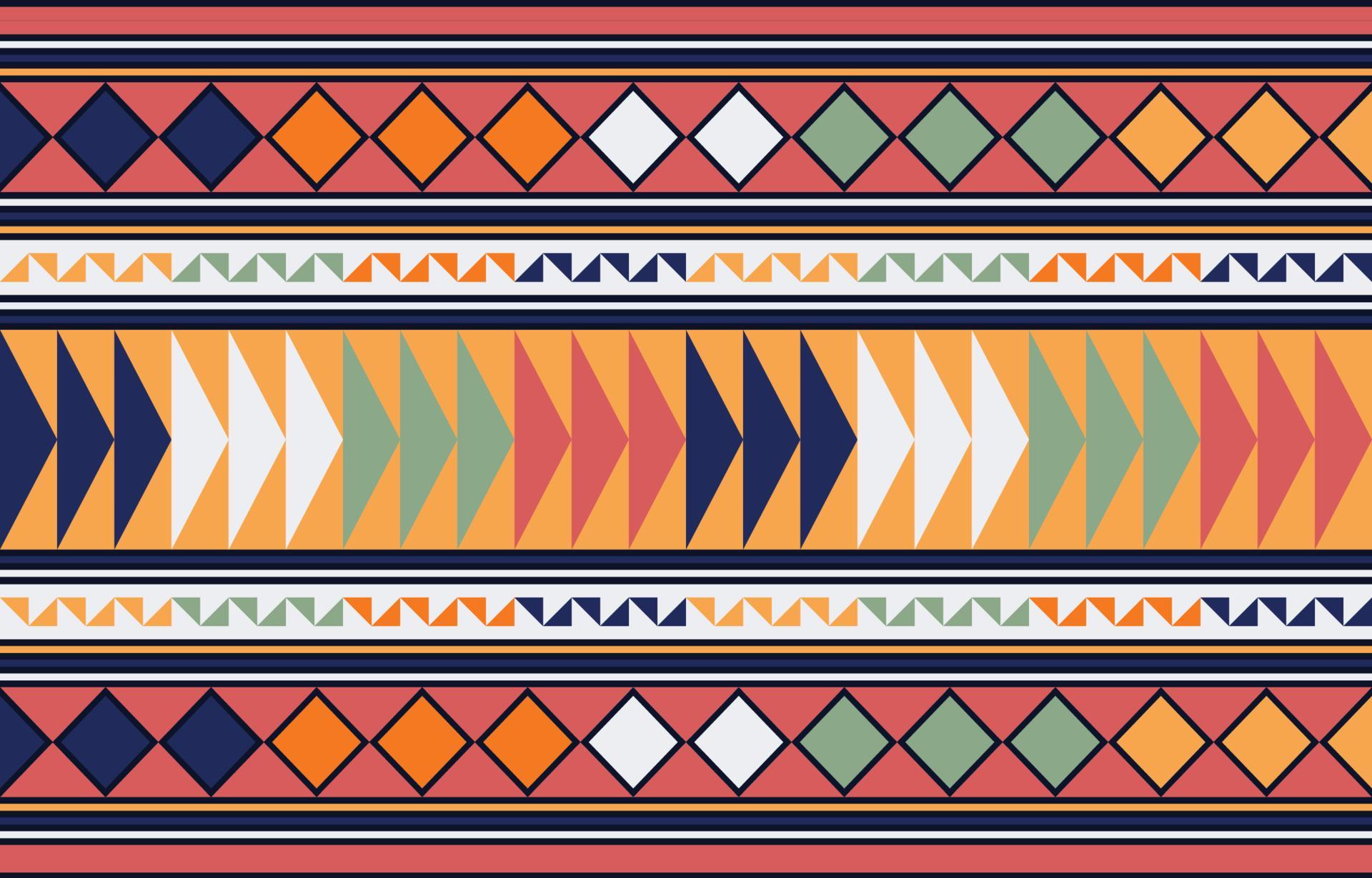 Abstract Seamless Ethnic Akha Embroidered fabric Pattern design for ...