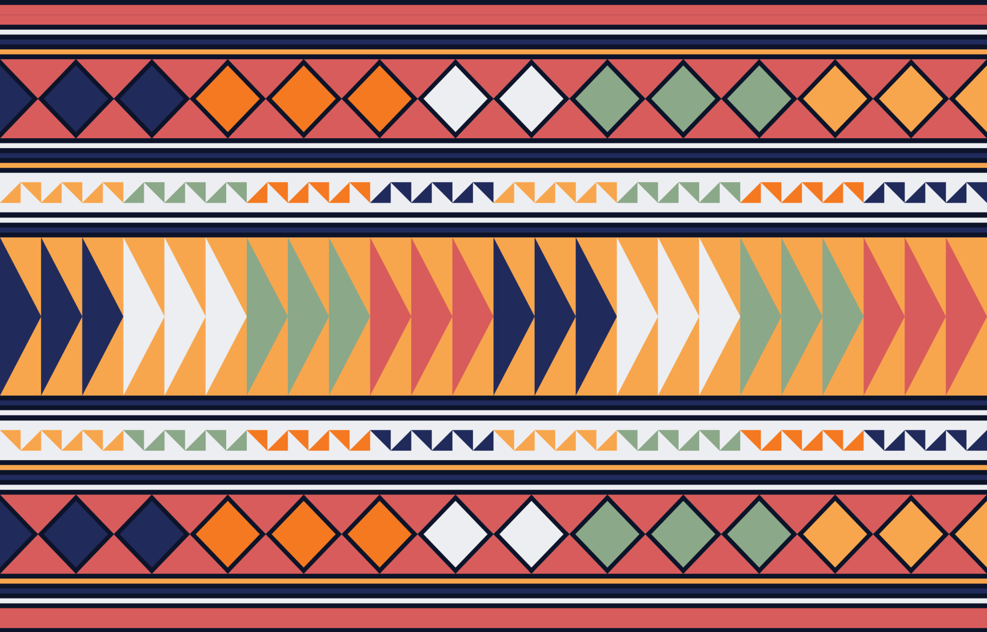 Abstract Seamless Ethnic Akha Embroidered fabric Pattern design for ...