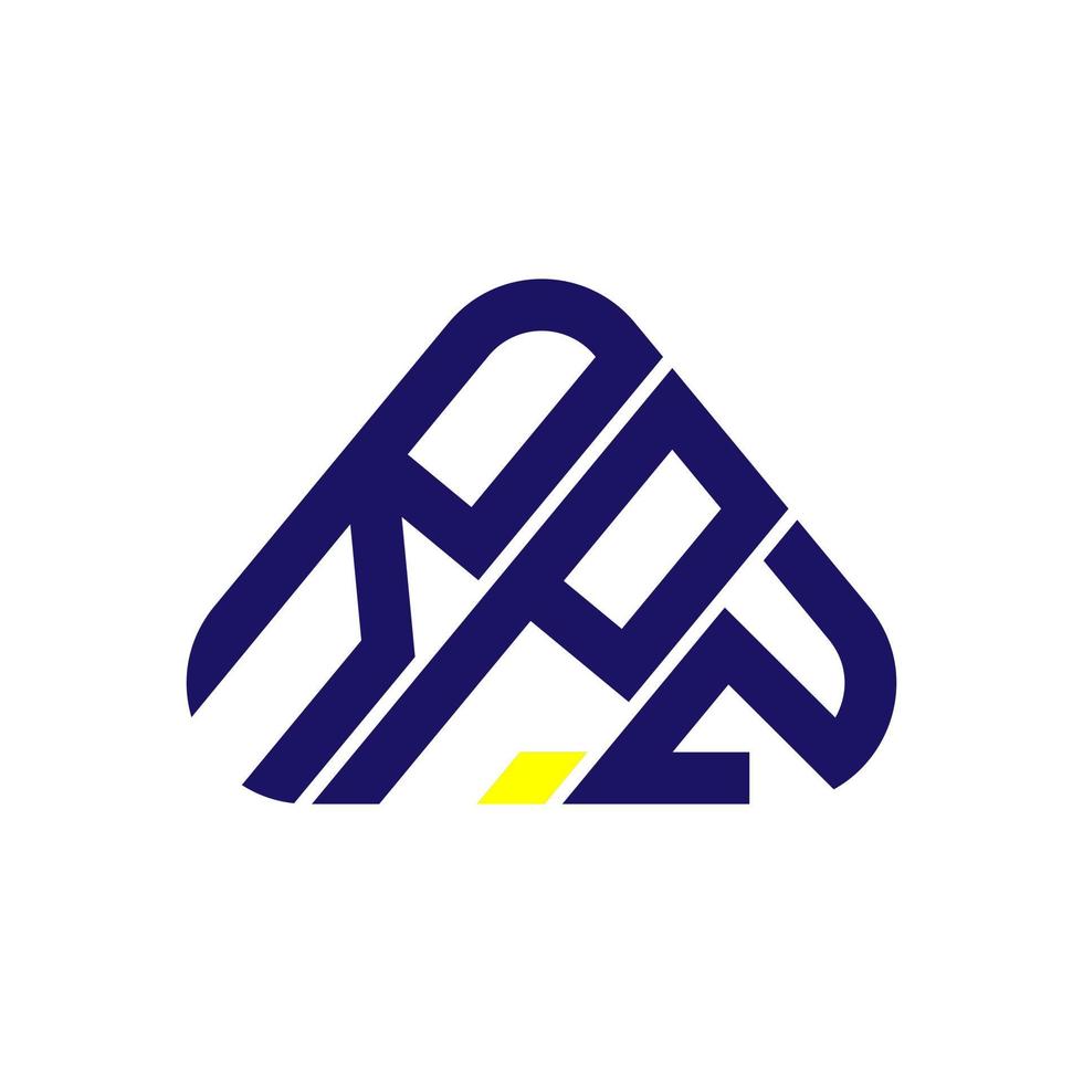 Rpz Letter Logo Creative Design With Vector Graphic Rpz Simple And Modern Logo 16129570 Vector