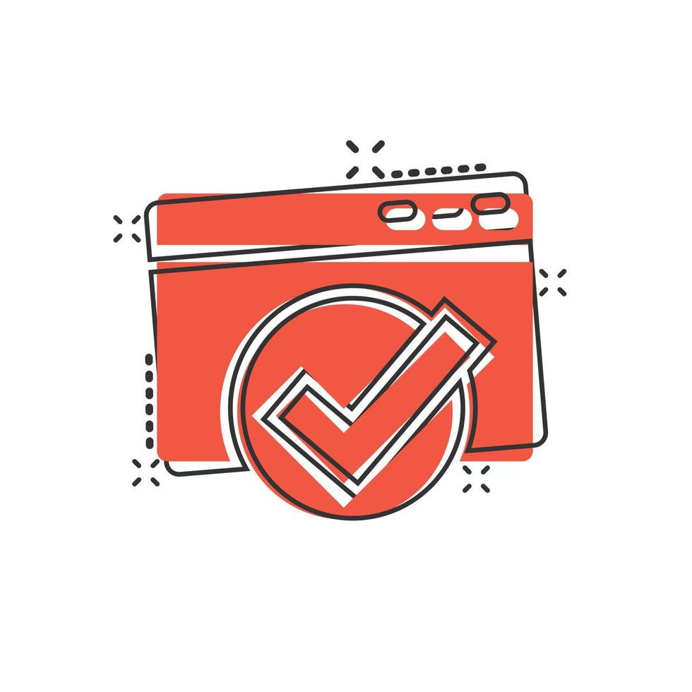 To do list icon in comic style. Document checklist cartoon vector ...