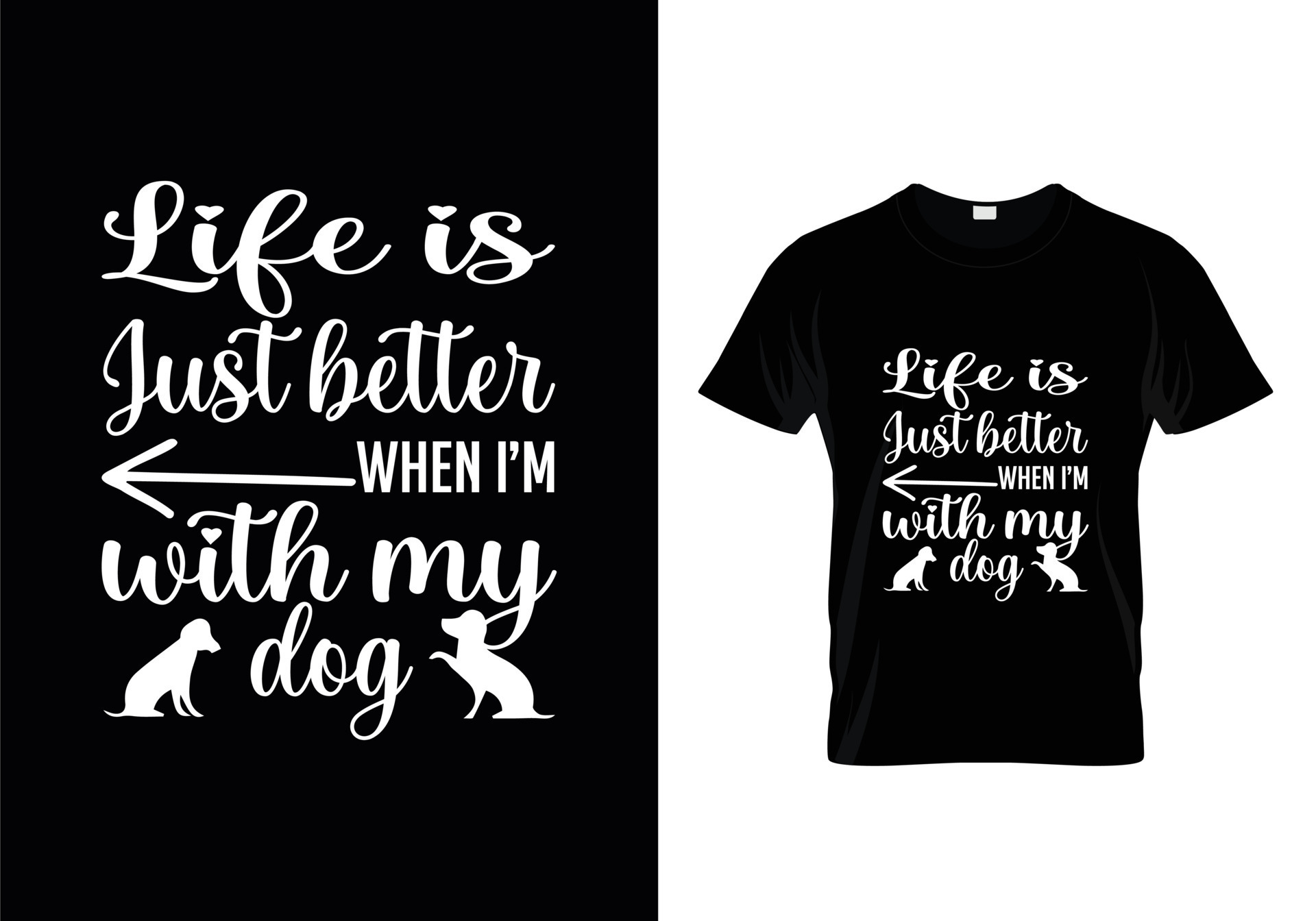 Dogs Typography T shirt Design Vector Dog Lover Quotes T shirt Design dogs-typography-t-shirt-design-vector-dog-lover-quotes-t-shirt-design