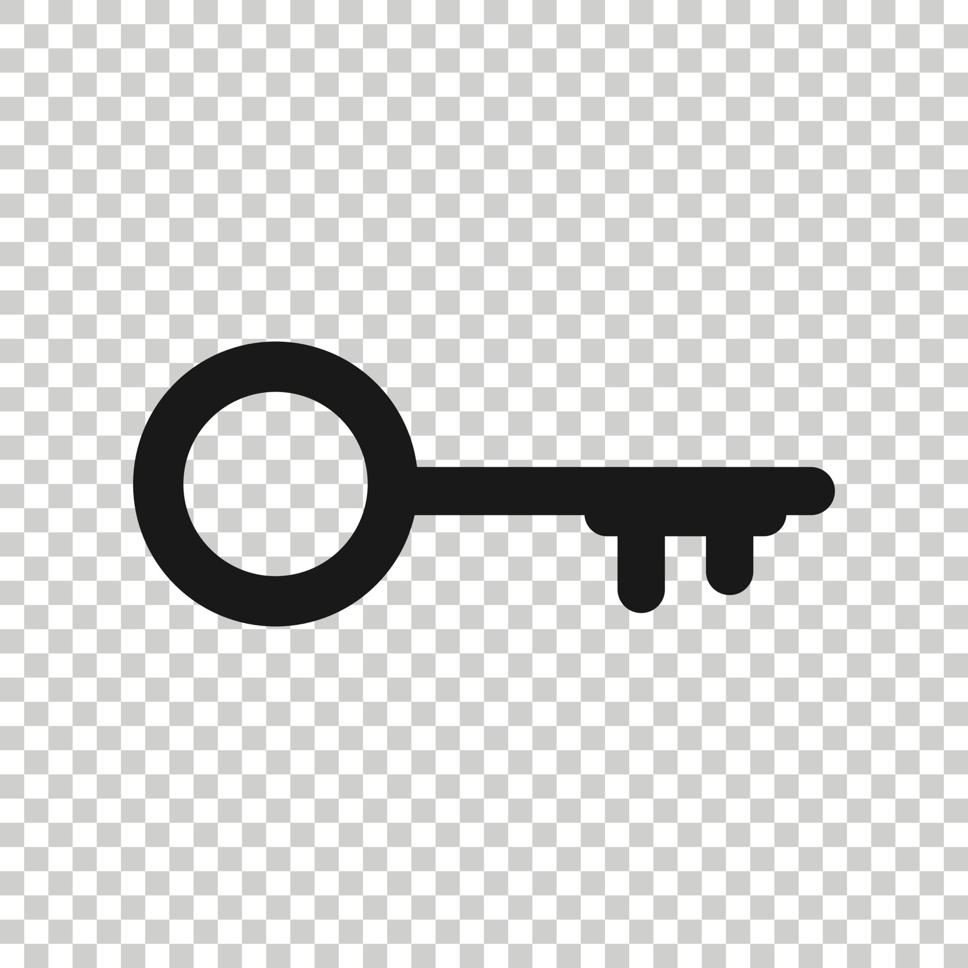 Key Icon In Flat Style Password Vector Illustration On White Isolated Background Access