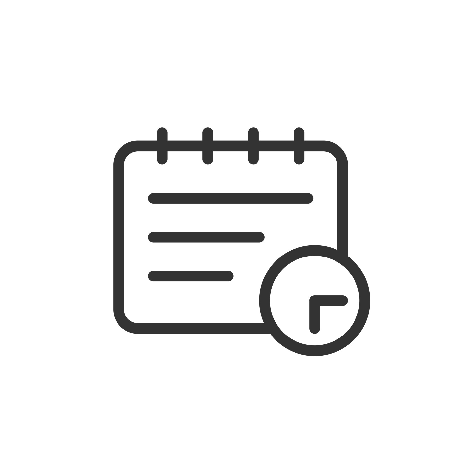 Icono De Calendario En Estilo Plano Ilustración De Vector De Agenda