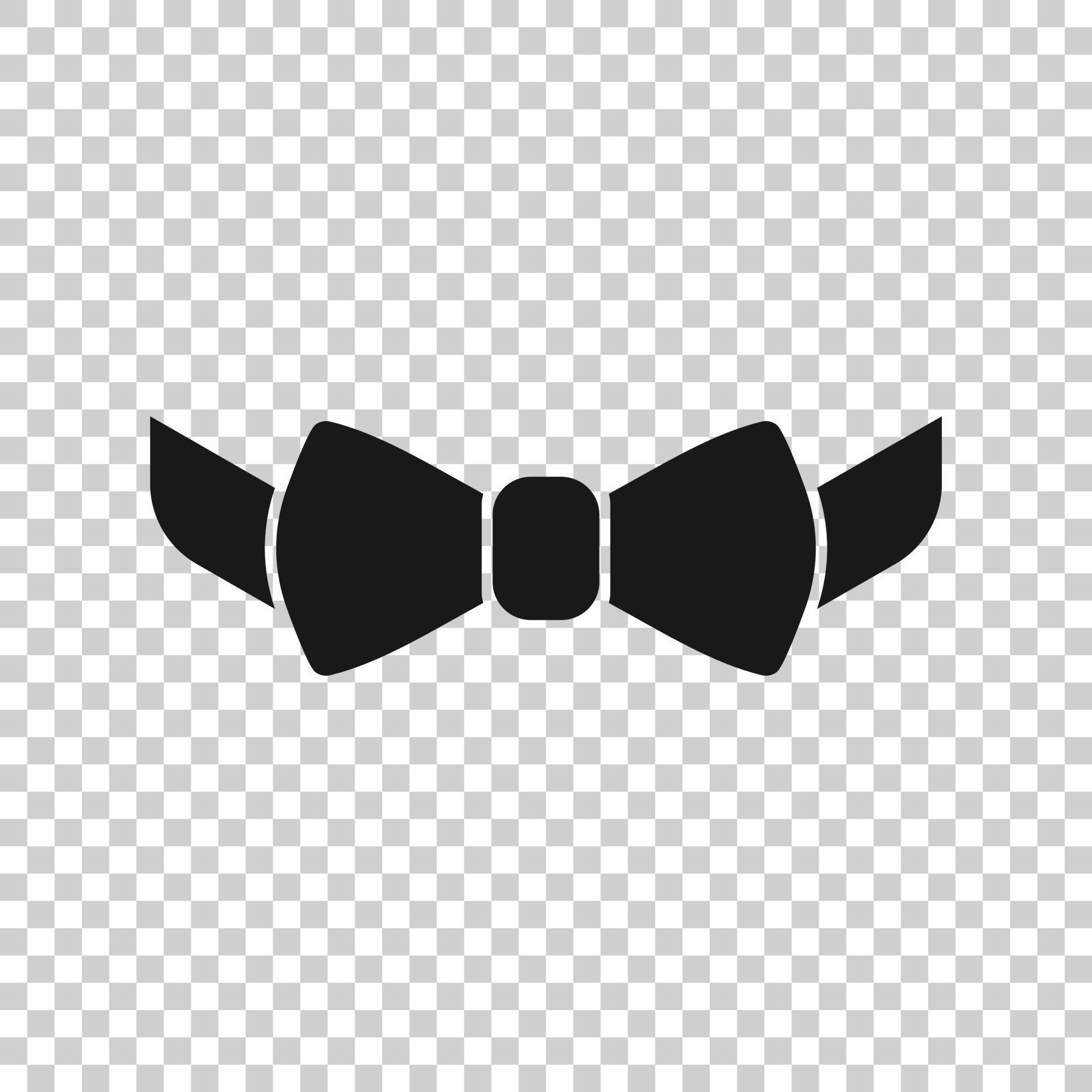 Tie bow icon in flat style. Bowtie vector illustration on white ...