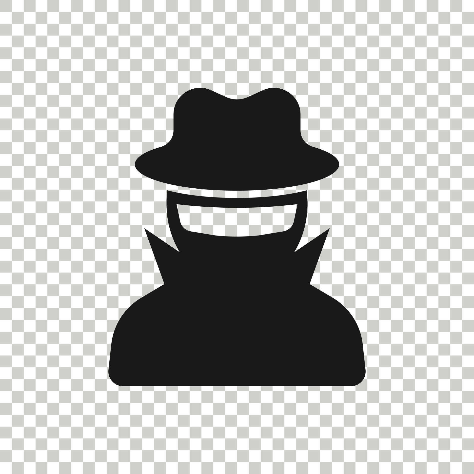 Fraud hacker icon in flat style. Spy vector illustration on isolated ... Fraud hacker icon in flat style. Spy vector illustration on isolated ...