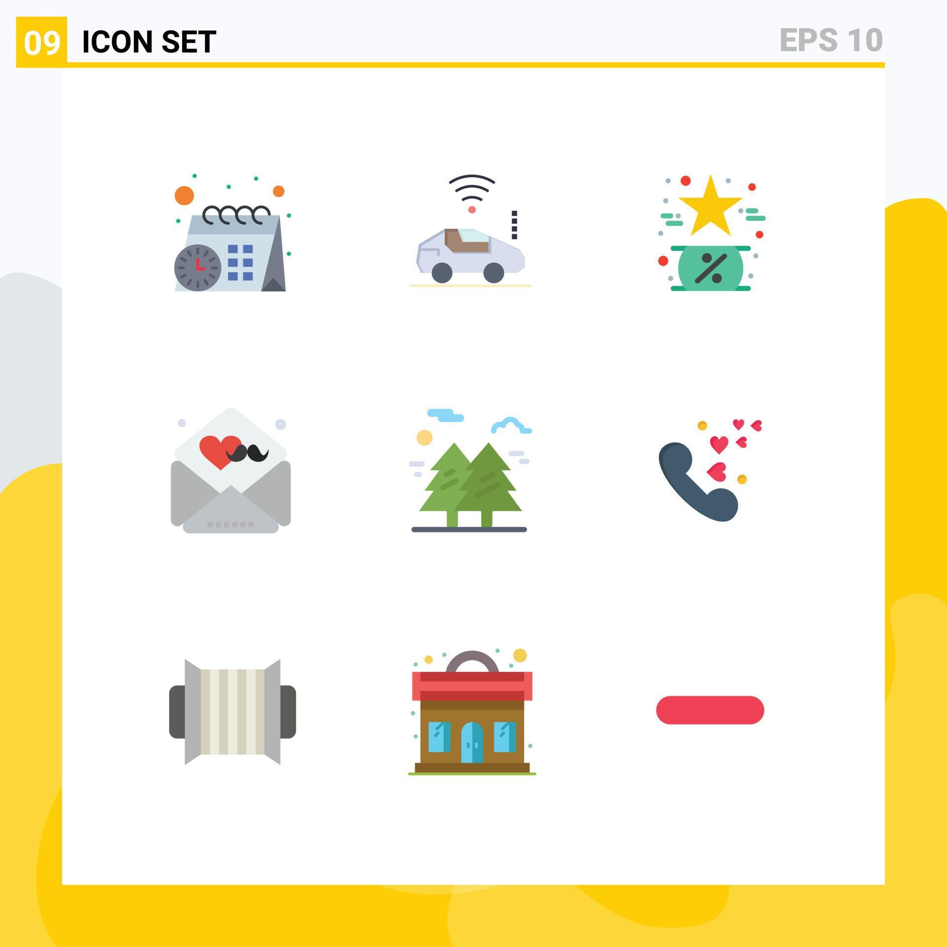 9 Flat Color Concept For Websites Mobile And Apps Tree Wishes Favorite