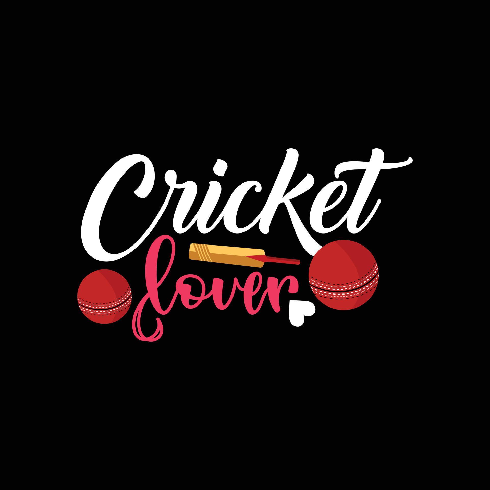 Cricket lover vector t-shirt design. Cricket t-shirt design. Can be used for Print mugs, sticker ...
