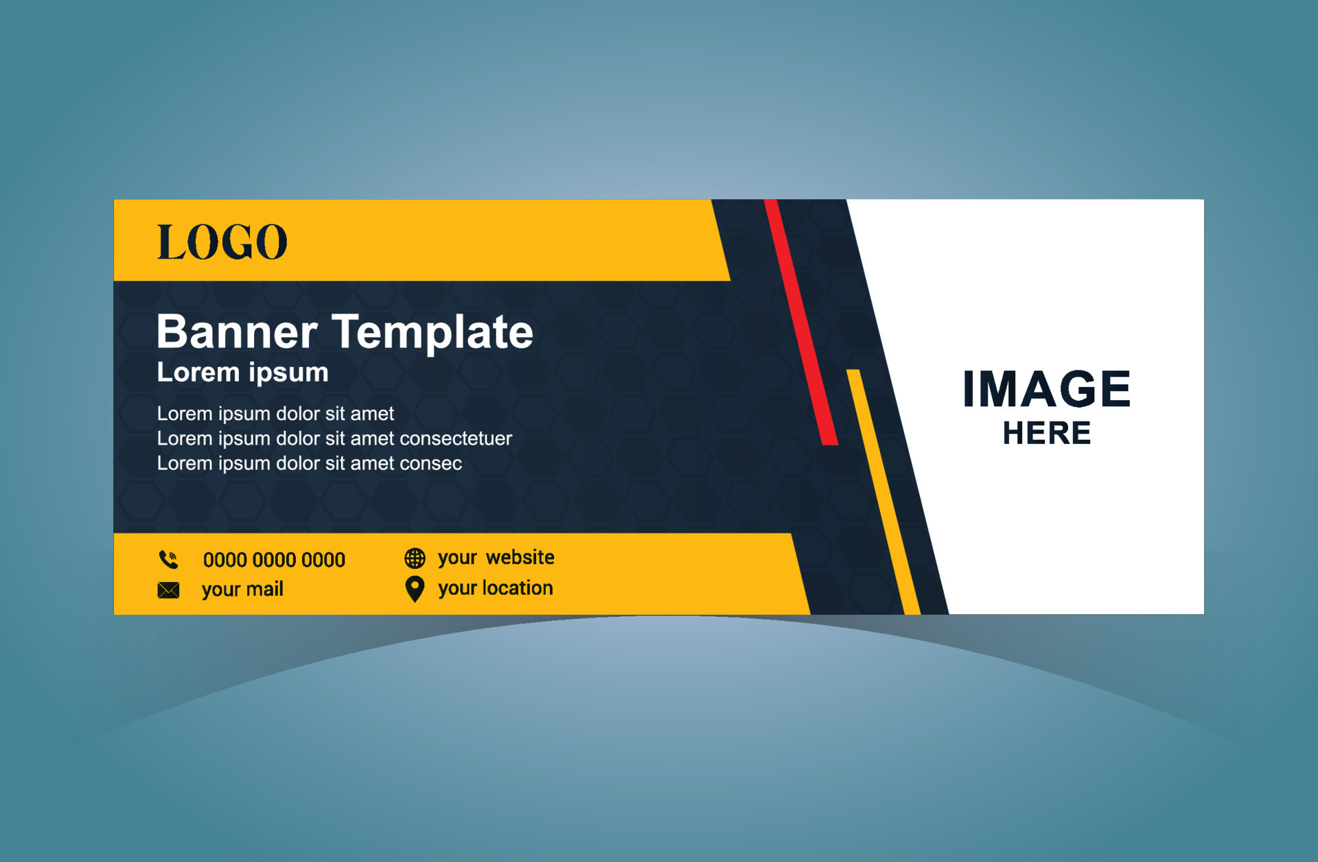 Professional Web Banner Design Template. Social Media Banner Design. 16149134 Vector Art at Vecteezy