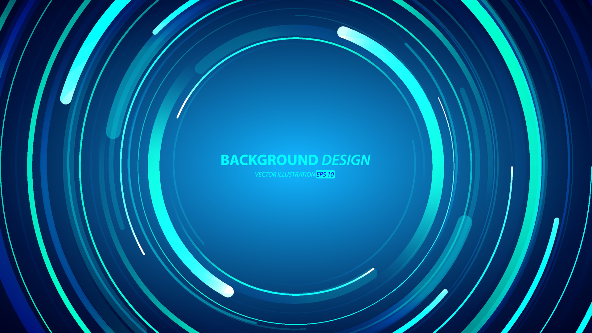 Abstract Dark Blue Gradient Color Background With Streak Lines