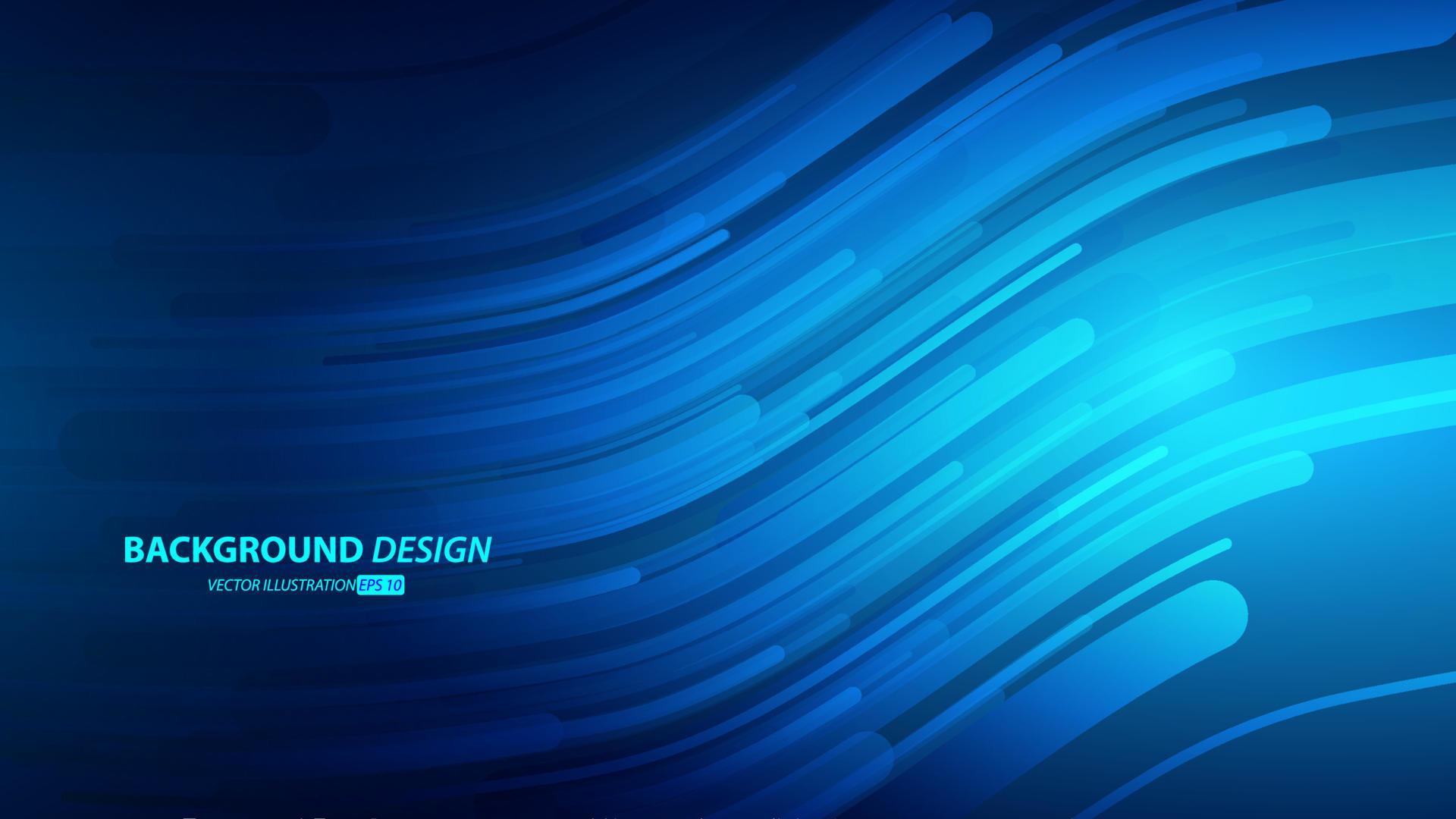 Abstract dark blue gradient color background. with streak lines ...